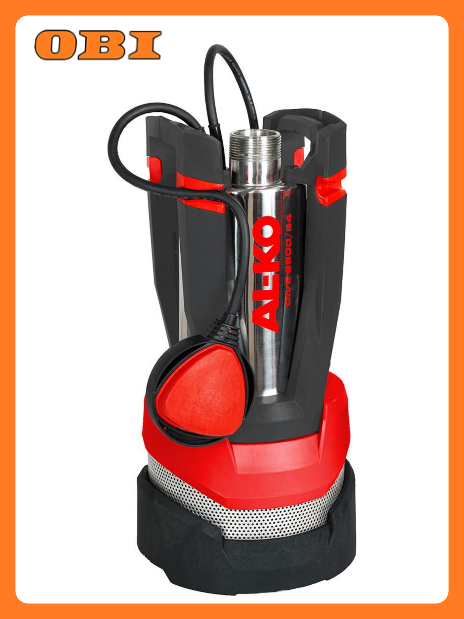 Насос погружной AL-KO DIVE 113884, дренажный, сталь, 1000Вт, черный