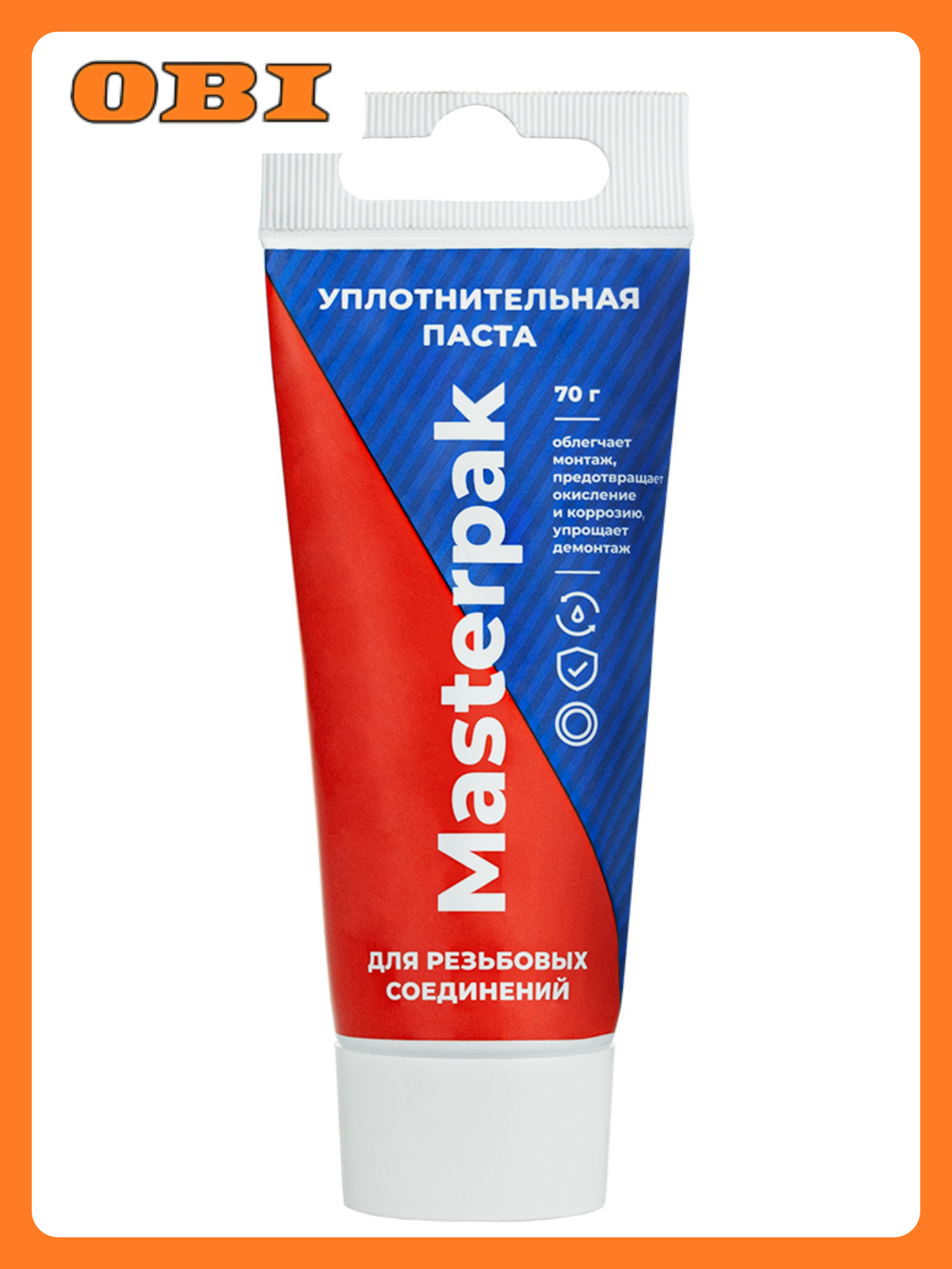 Паста уплотнительная (вода, пар) Masterpak 70 гр в тубе