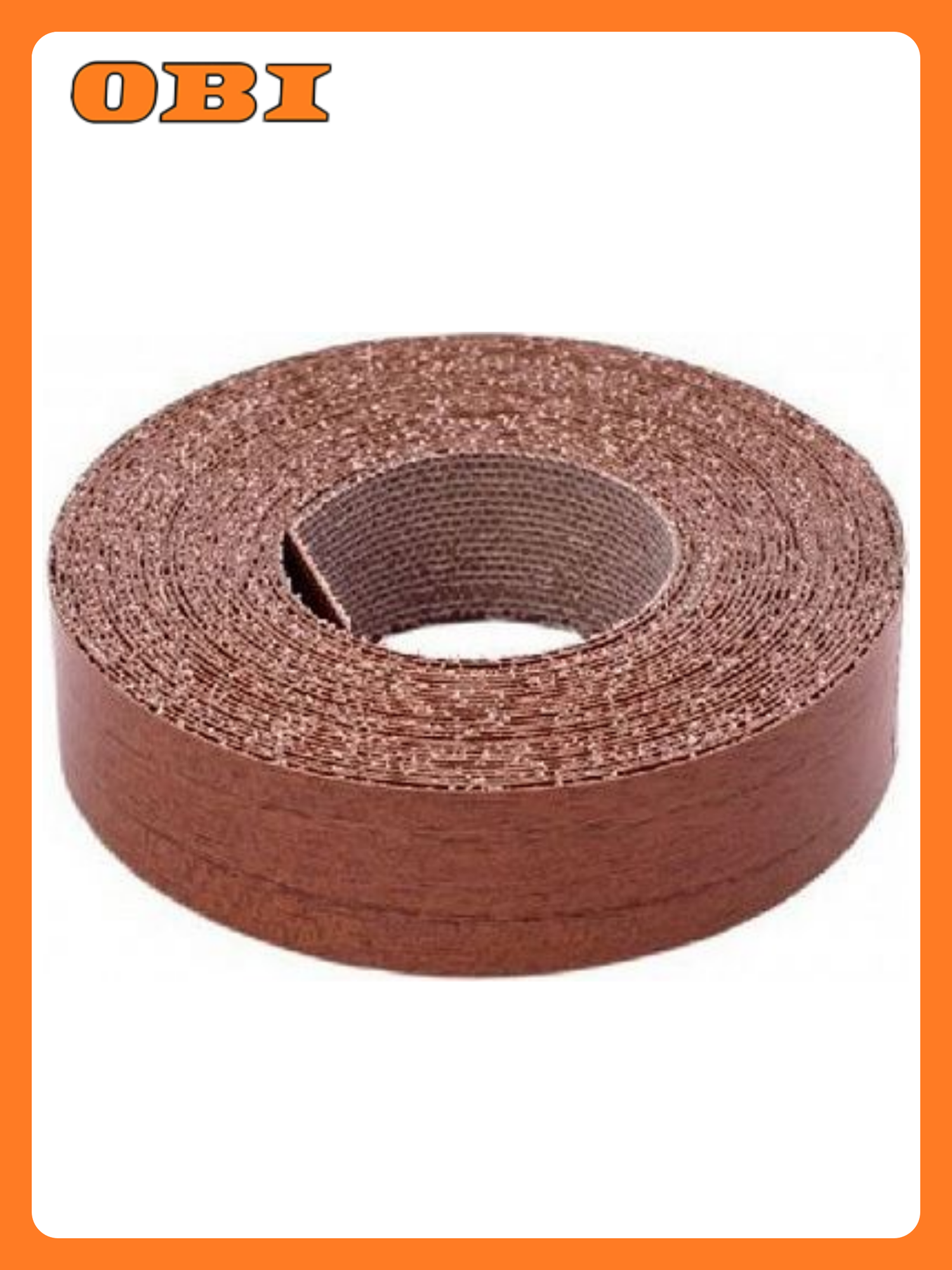 Кромочная лента меламиновая с клеем 19 мм - орех канада (5 м) - пакет Tech-Krep