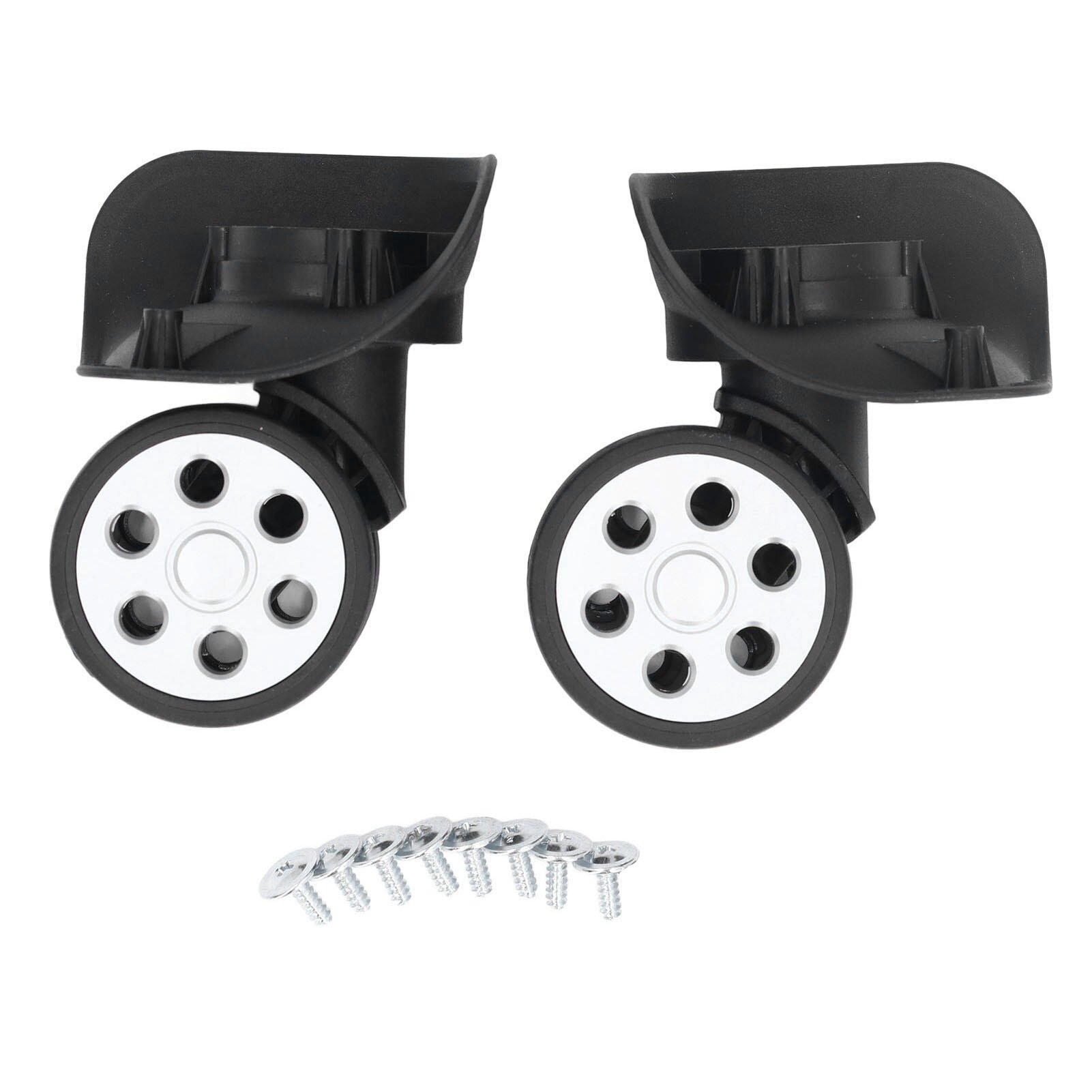 Универсальные бесшумные амортизирующие колеса для чемоданов, сменные ролики для дорожных чемоданов, 2 шт.