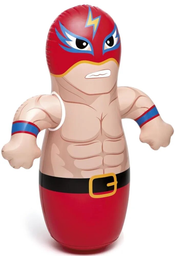 Надувная игрушка для боксирования INTEX "Боец", детская груша-неваляшка для бокса, микс