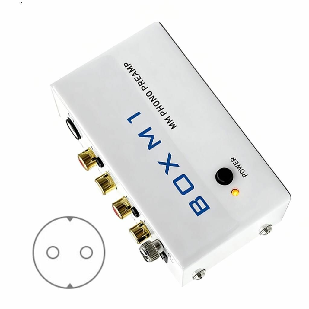 Металлический фонокорректор для MM систем, EU