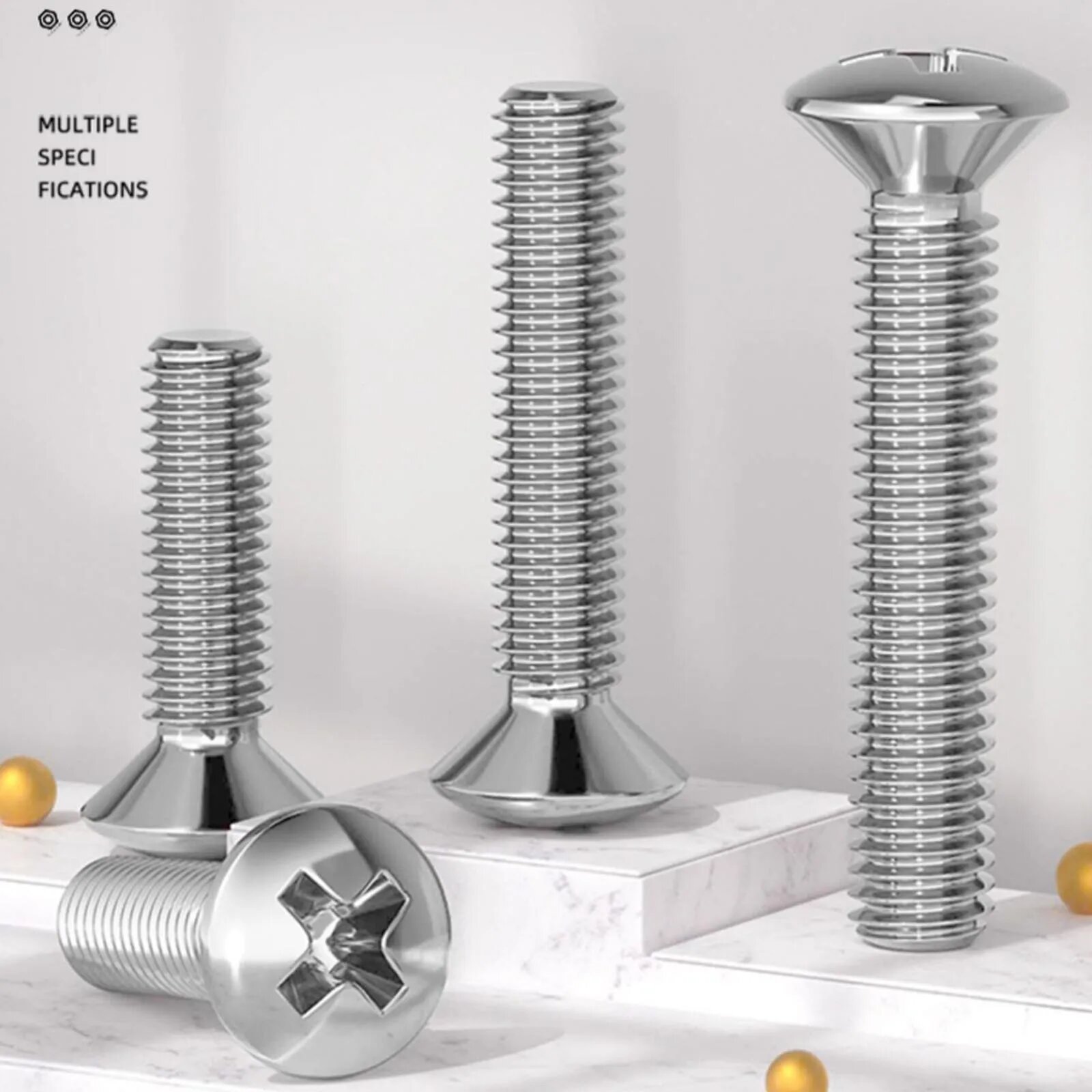 2/50 шт. M2 M2.5 M3 M4 M5 50 M10 GB820 DIN966 304 Нержавеющая сталь с крестообразным шлицем и потайной головкой, болт с овальной головкой