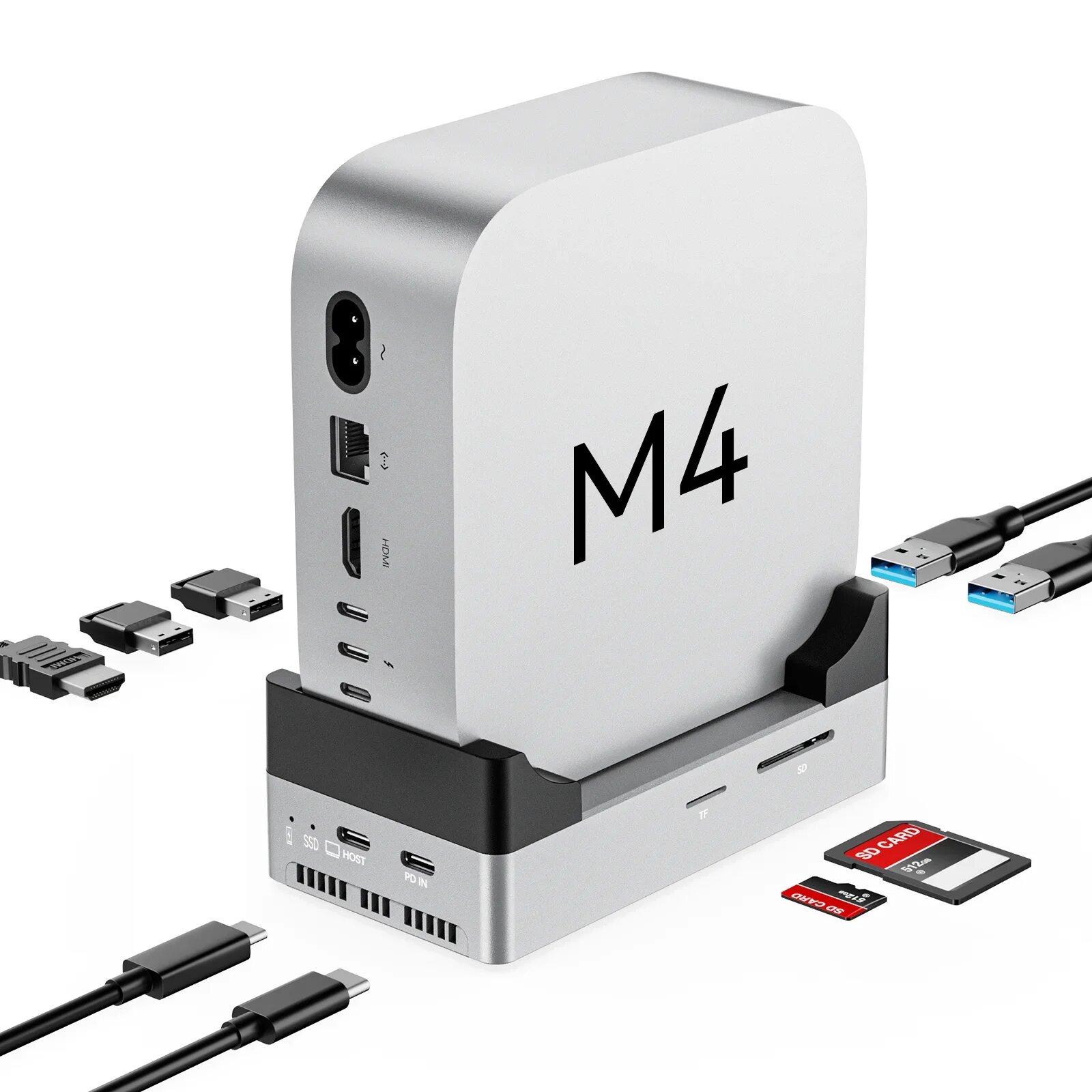 Acasis 8 в 1 Док станция для Mac Mini US Plug