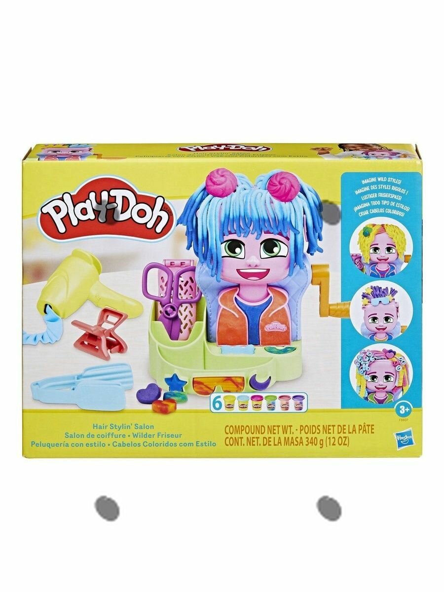 Play-Doh F8807 Игровой набор Цветной парикмахерский салон + от 3 лет