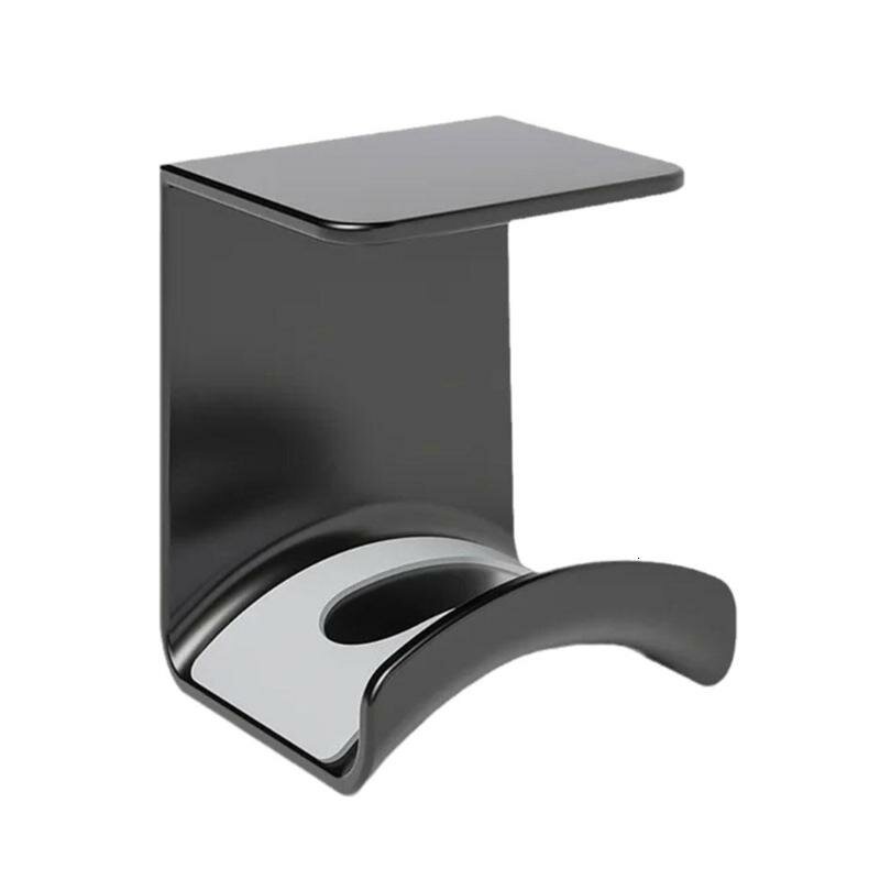 Кронштейн для наушников под стол или на стену, черный стол