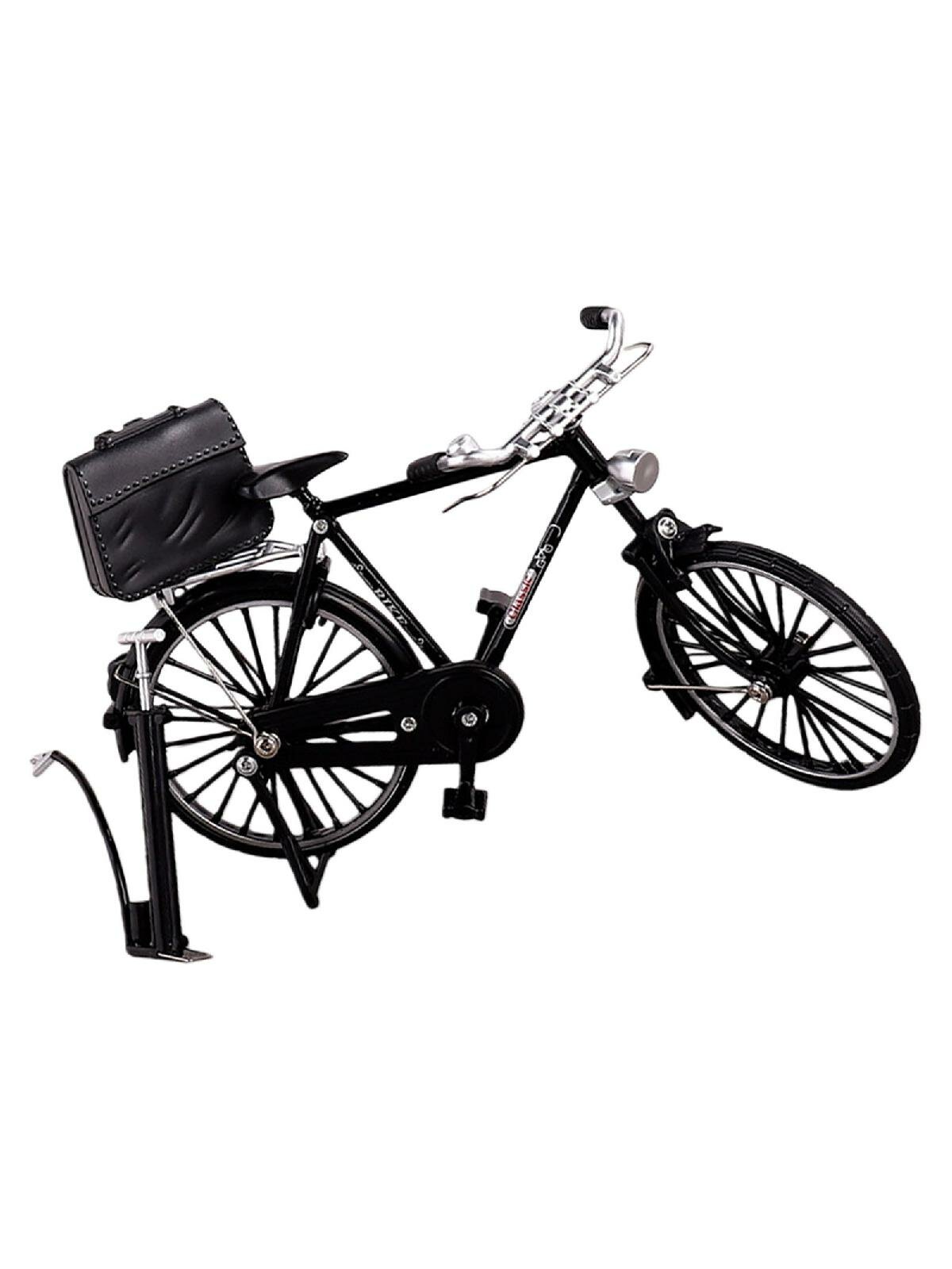 Фигурки велосипедов из чугуна Миниатюрная модель велосипеда Игрушечный Декор дома Подарок на Новоселье