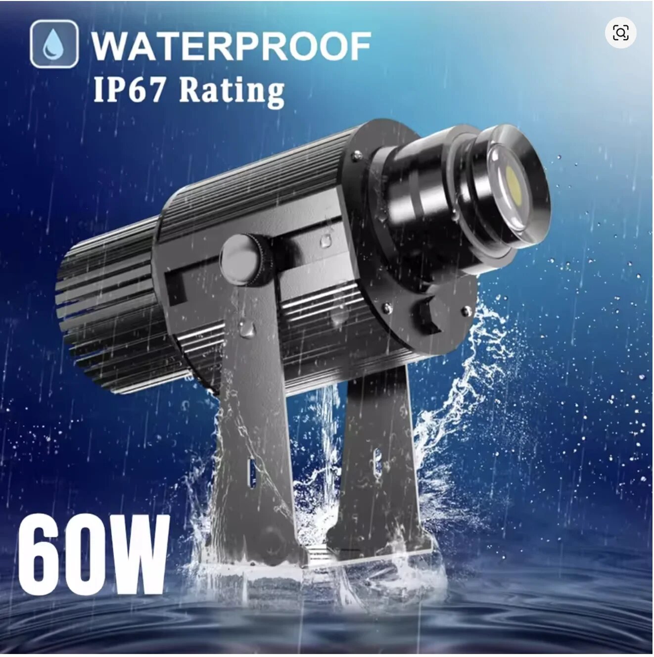 Статический водонепроницаемый гобо-проектор для рекламы