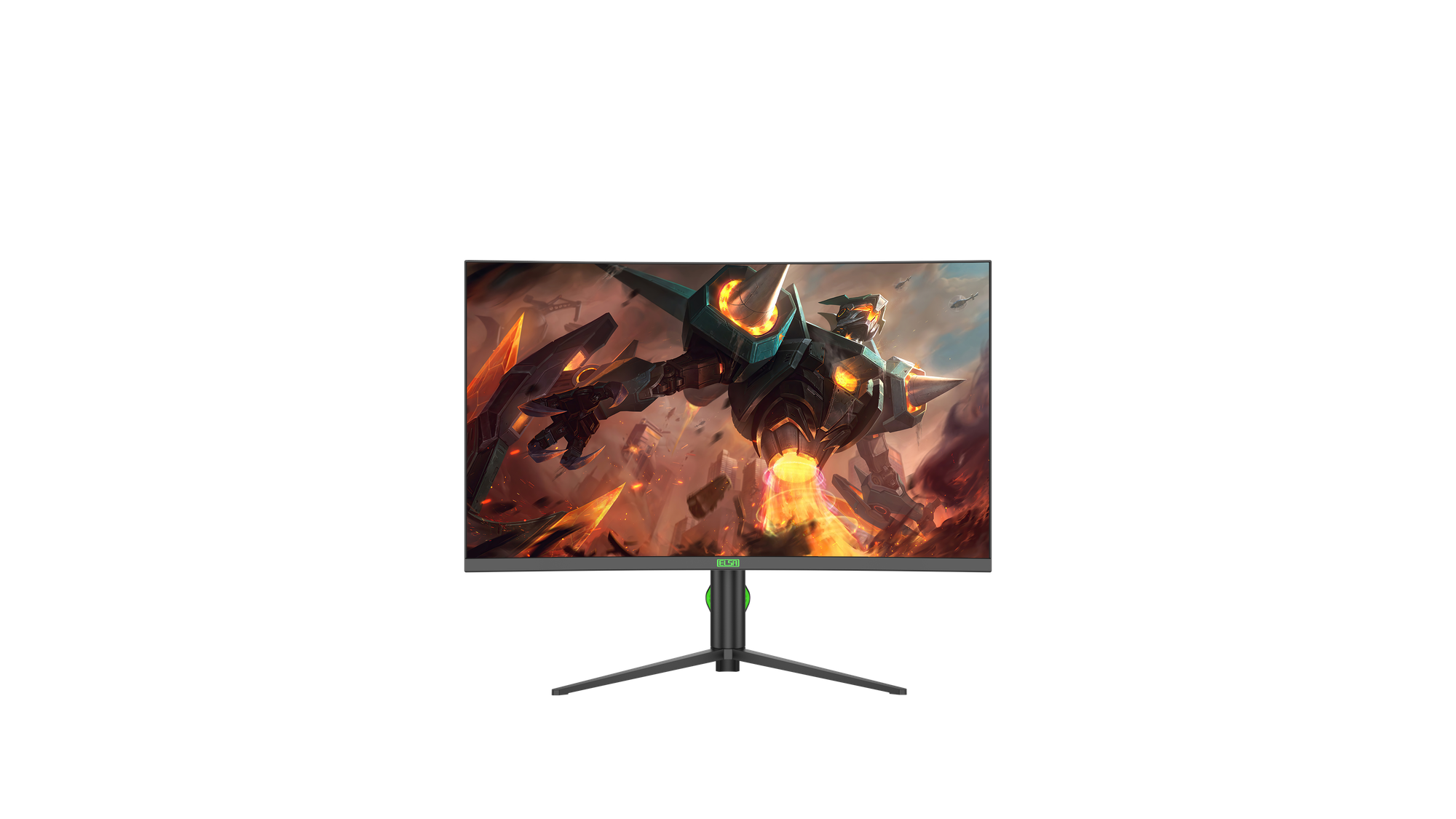 Монитор Elsa EA271GX Curved, 27", 16:9, IPS, 280 Гц, 2xHDMI, 2xDP, цвет черный