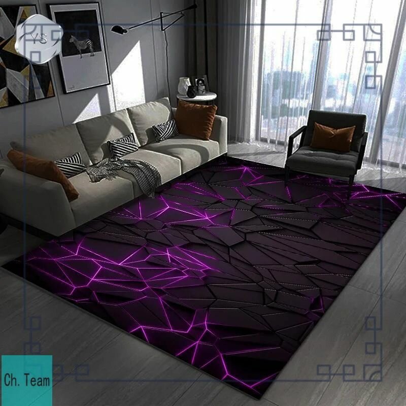 3D визуальный креативный трехмерный светлый роскошный ковер