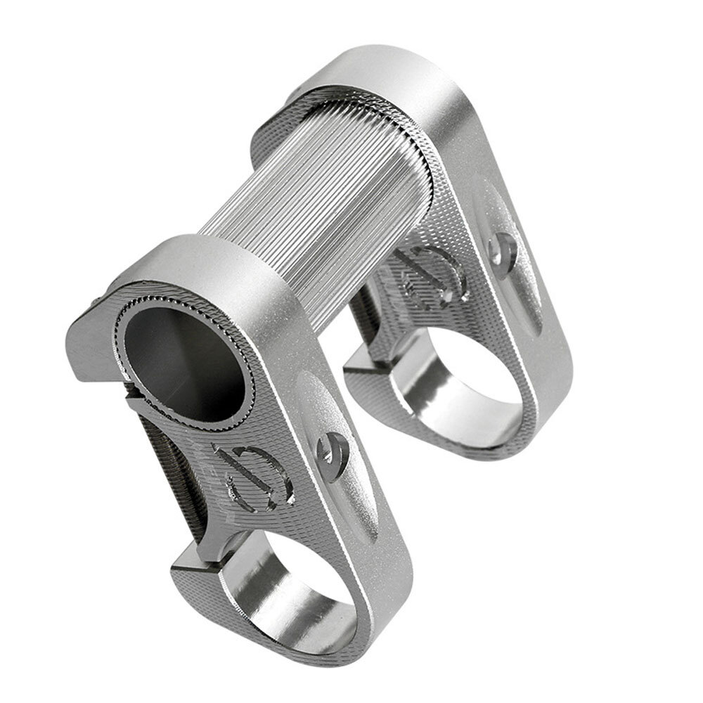 Потомок руля велосипеда из алюминиевого сплава Двойной руль Складной велосипед 412 Пустотелый двойной руль SP8 Модифицированный стебель руля 25.4мм Стебель руля велосипеда 1шт Черный Красный Золотой Серебристый