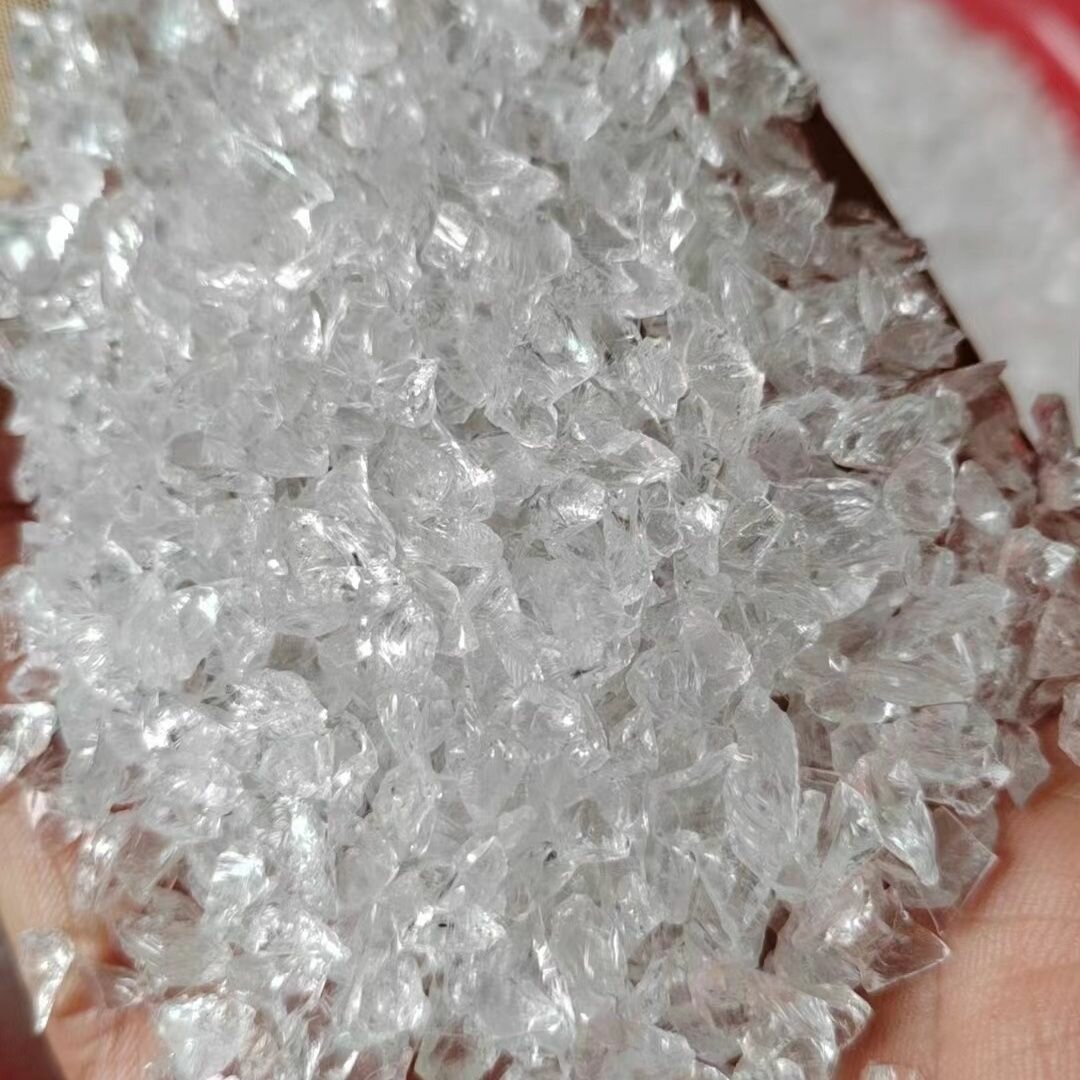 Нерегулярный стеклянный песок, прозрачные натуральные цветные стеклянные частицы, стеклянный гравий, стеклянные блоки для аквариума и ландшафтного дизайна