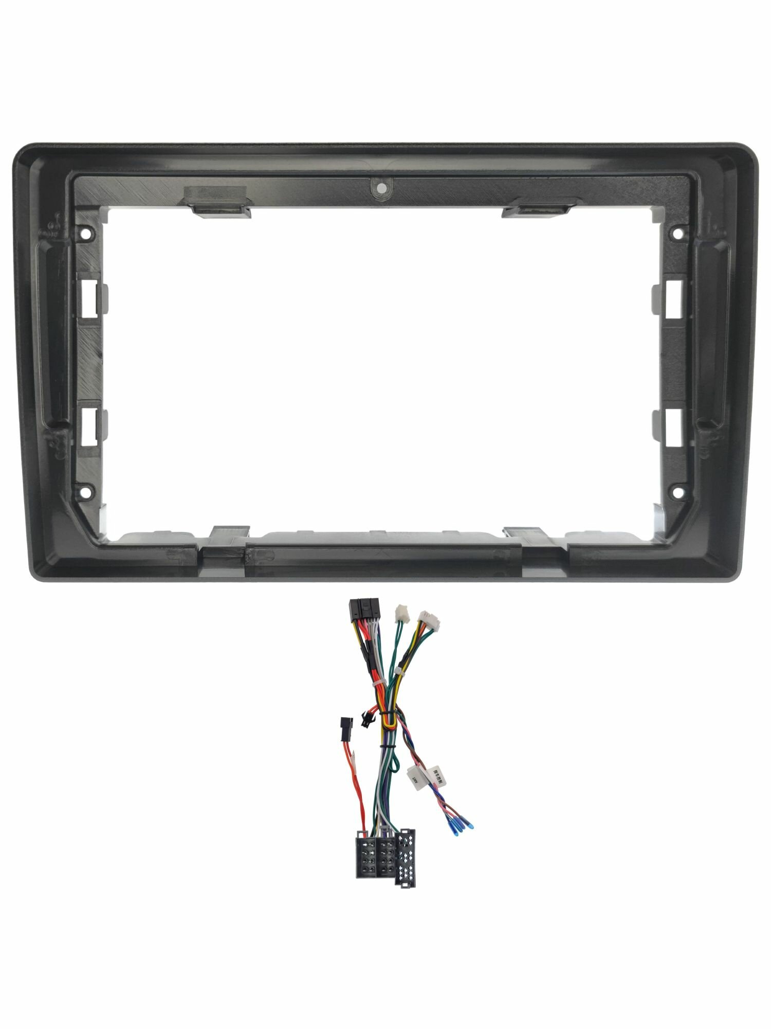 Рамка переходная Volkswagen Polo 2005 - 2008 + проводка для 9" магнитолы / Wide Media