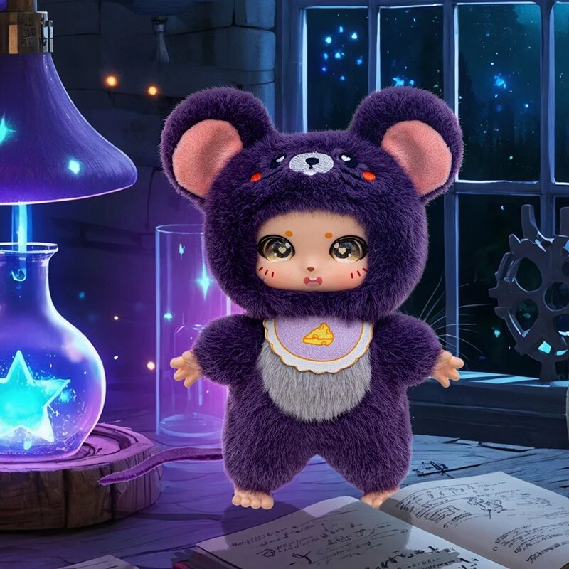 Плюшевые брелки животные полиэстер