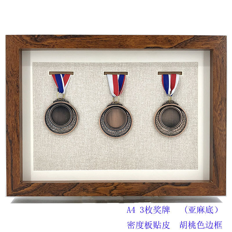 Деревянная рамка для медалей, рамка для медалей балансировочного велосипеда, рамка для золотой медали марафона, фоторамка, коробка для хранения значков, рамка для медалей