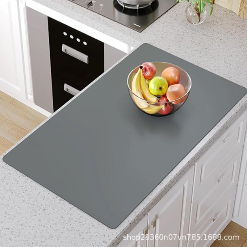 Силиконовый коврик для стола пищевого качества, большой размер, защитник столешницы, нескользящий коврик, теплоизоляционный коврик для ящиков, режущийся