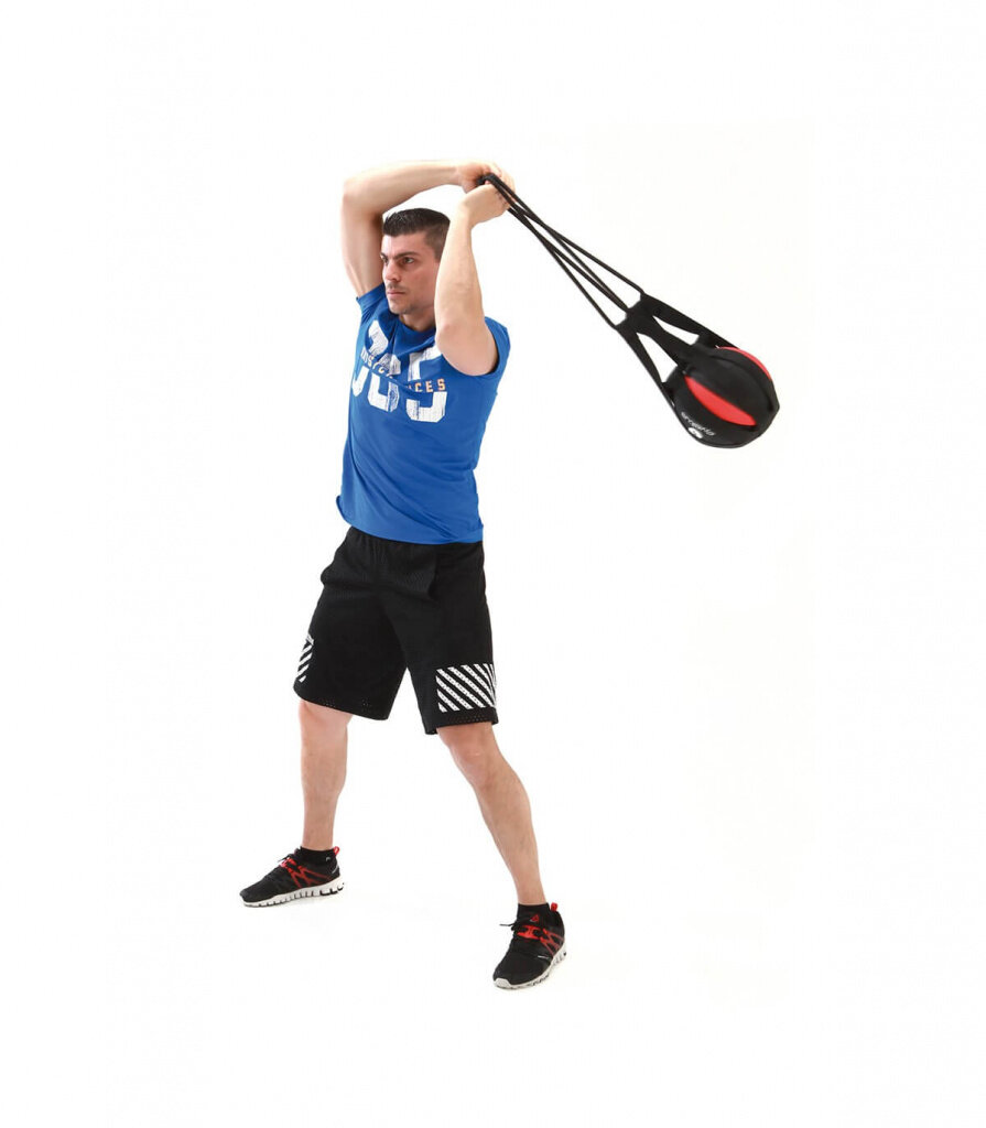 Праща для медицинского мяча ремень для тренировки с мячом Sveltus