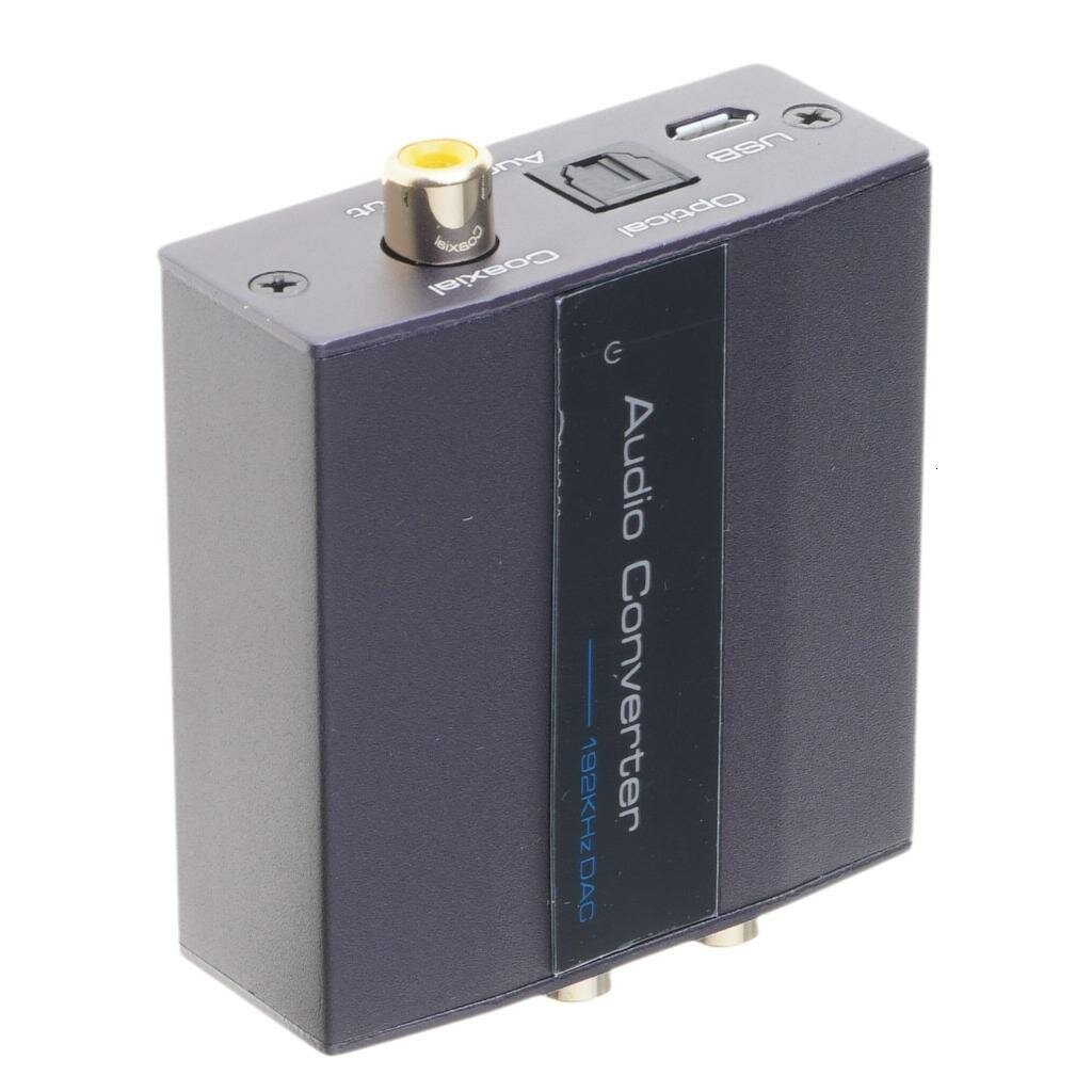 Цифро-аналоговый аудиоадаптер 192 кГц коаксиальный