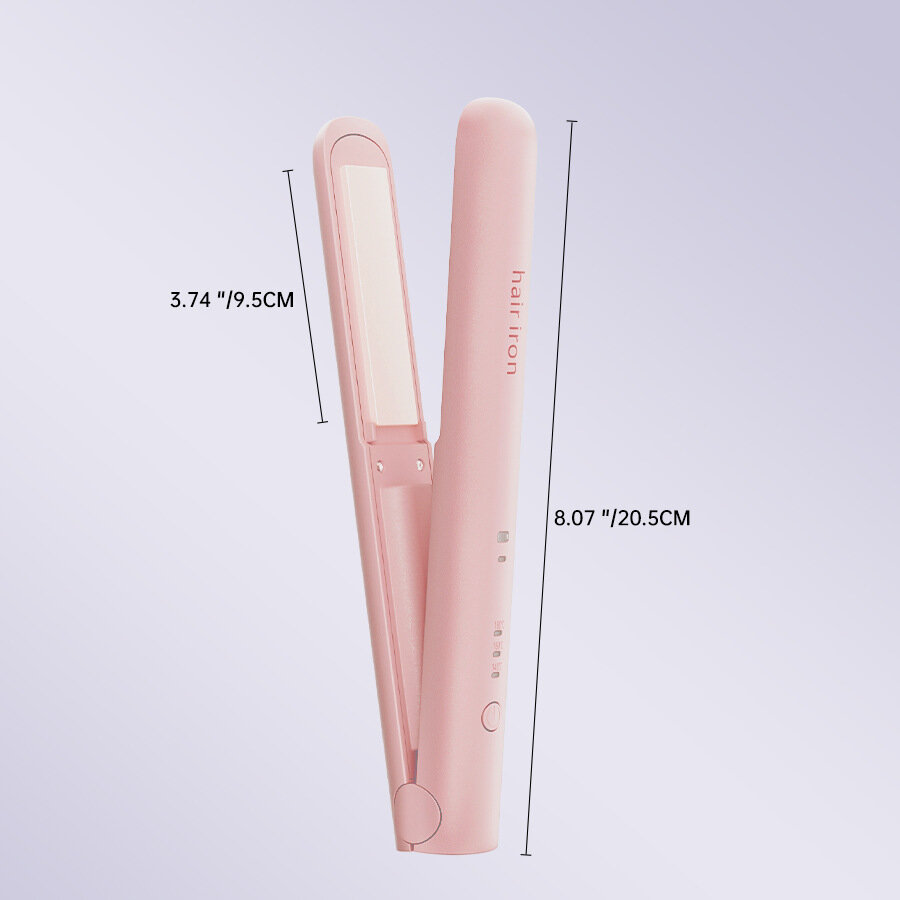 Беспроводной мини-выпрямитель для волос с двойным использованием, выпрямитель для челки, клипса для женщин, перезаряжаемый портативный мини-выпрямитель