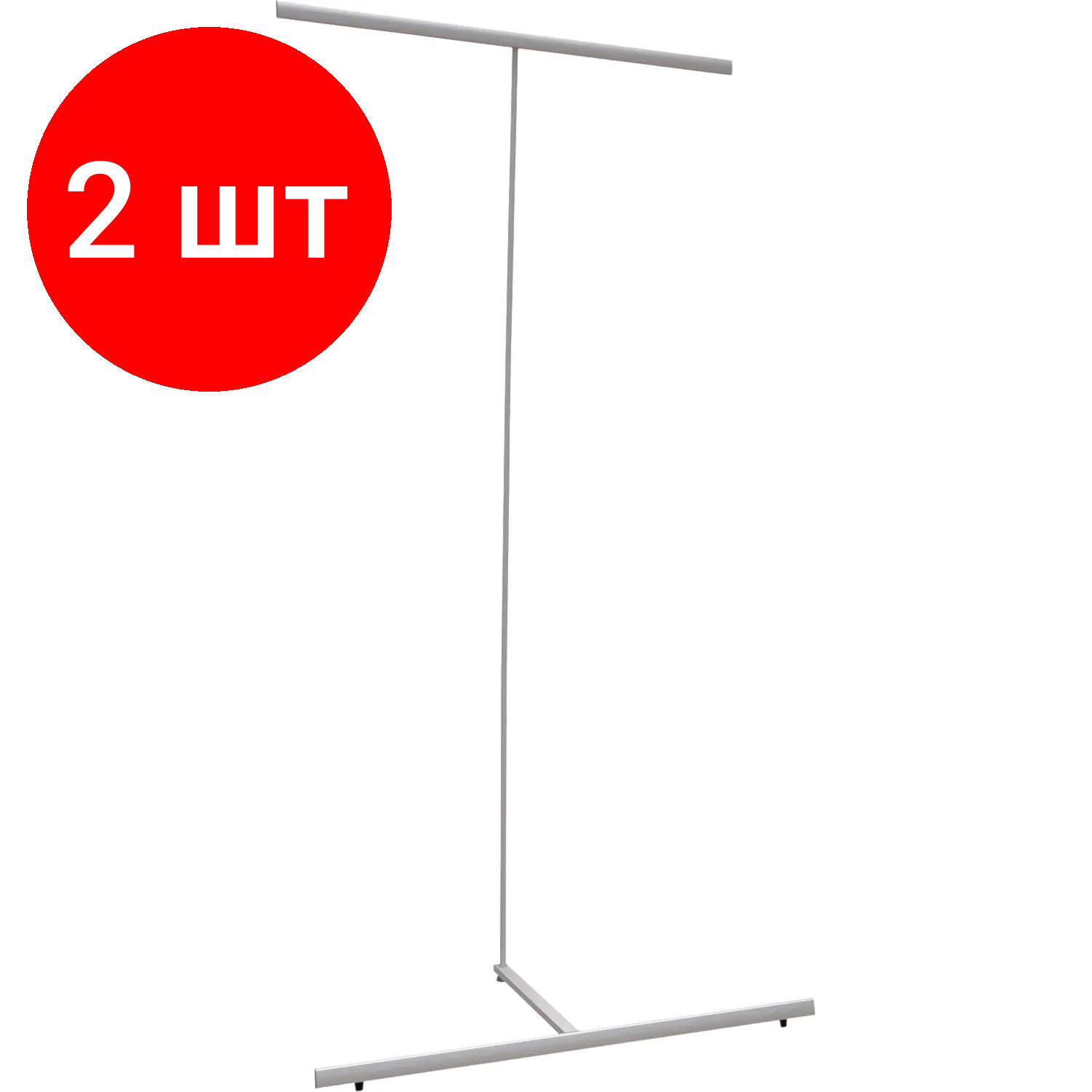 Комплект 2 штук, Стойка напольная Комус для плакатов и баннеров L-banner Roll Up без полот