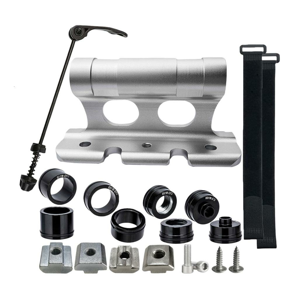 Крепление вилки велосипеда для багажника на крышу автомобиля, серебро