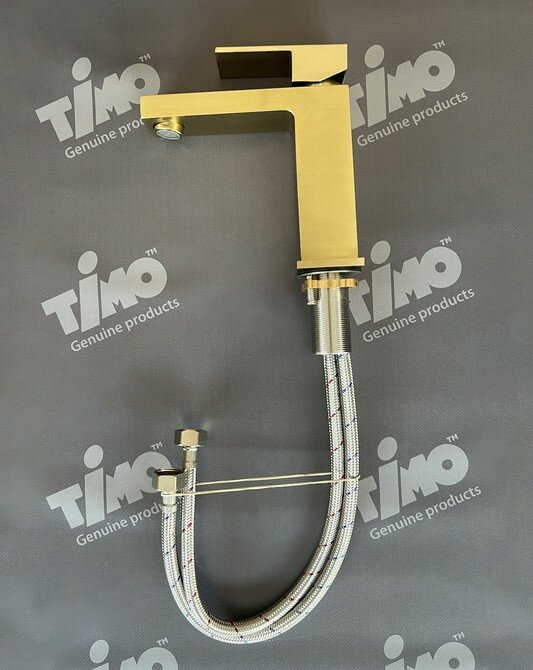 Смеситель для раковины Timo Selene 2061/17F золото матовое