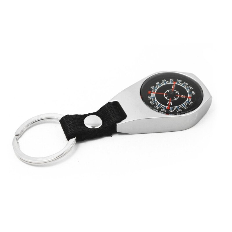 Компакты Брелки Для ключей Компасы Долговечные Металлические Брелки Для ключей Компасы Компасы для пеших прогулок и приключений на свежем воздухе