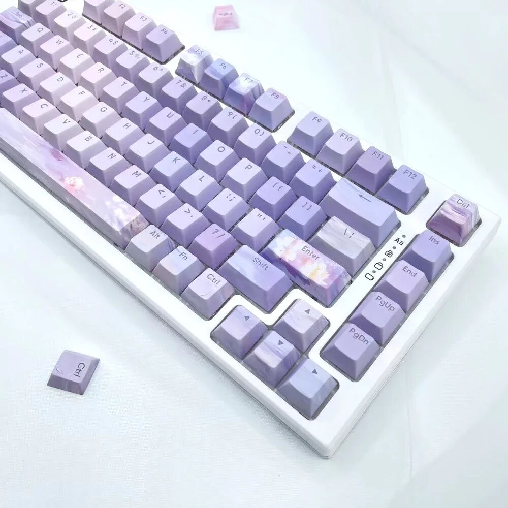 Колпачки клавиш MAIMOOO фиолетовые CHERRY 130 шт