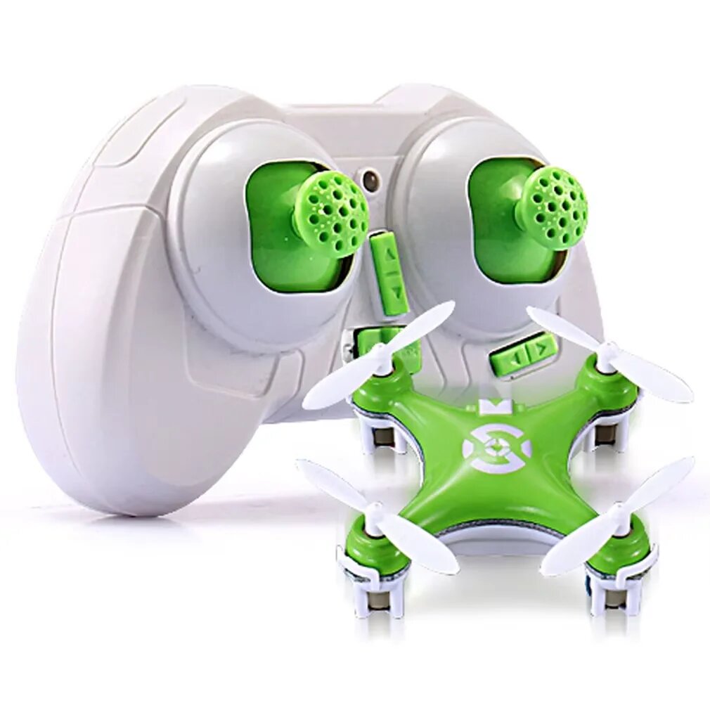 Радиоуправляемый квадрокоптер CX-10 пластик детский Green