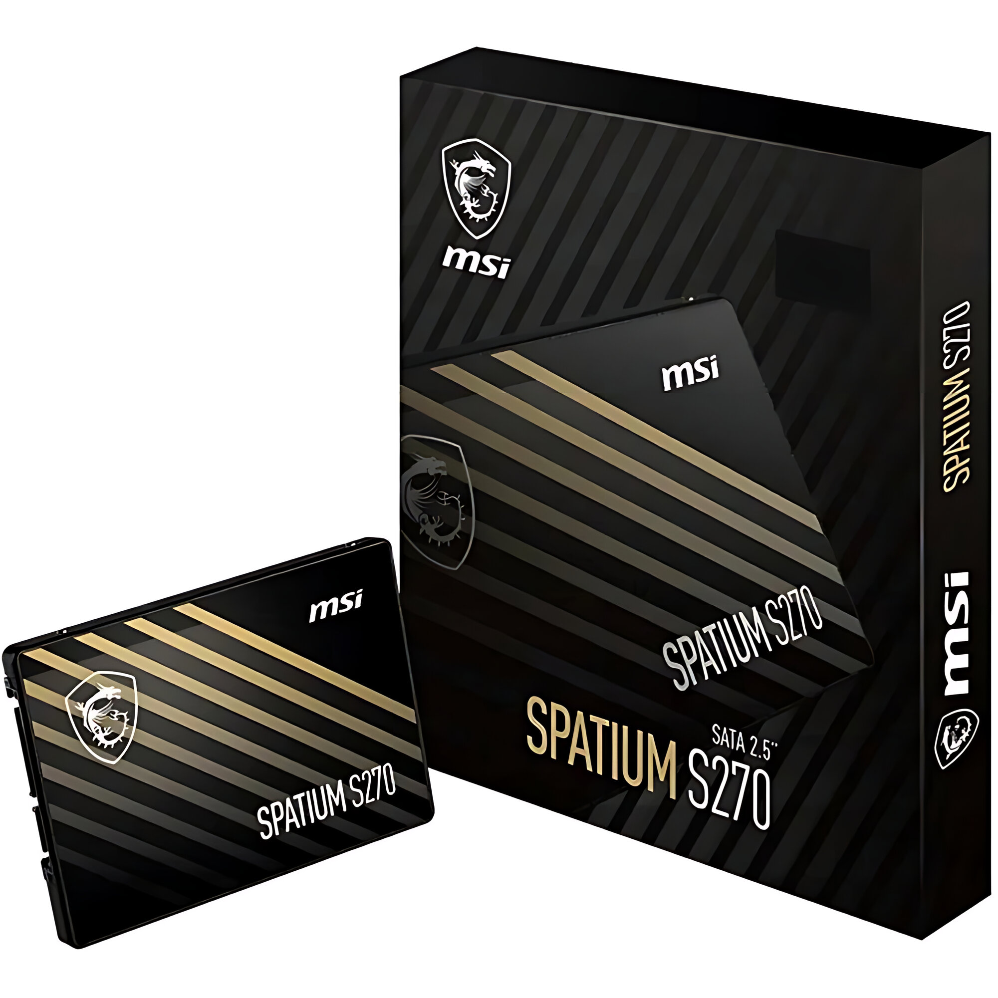 Жесткий диск SSD 2.5" 960Gb MSI Spatium S270, 500/450Mbs, 80000 IOPS, SATA-III (S78-440P130-P83)