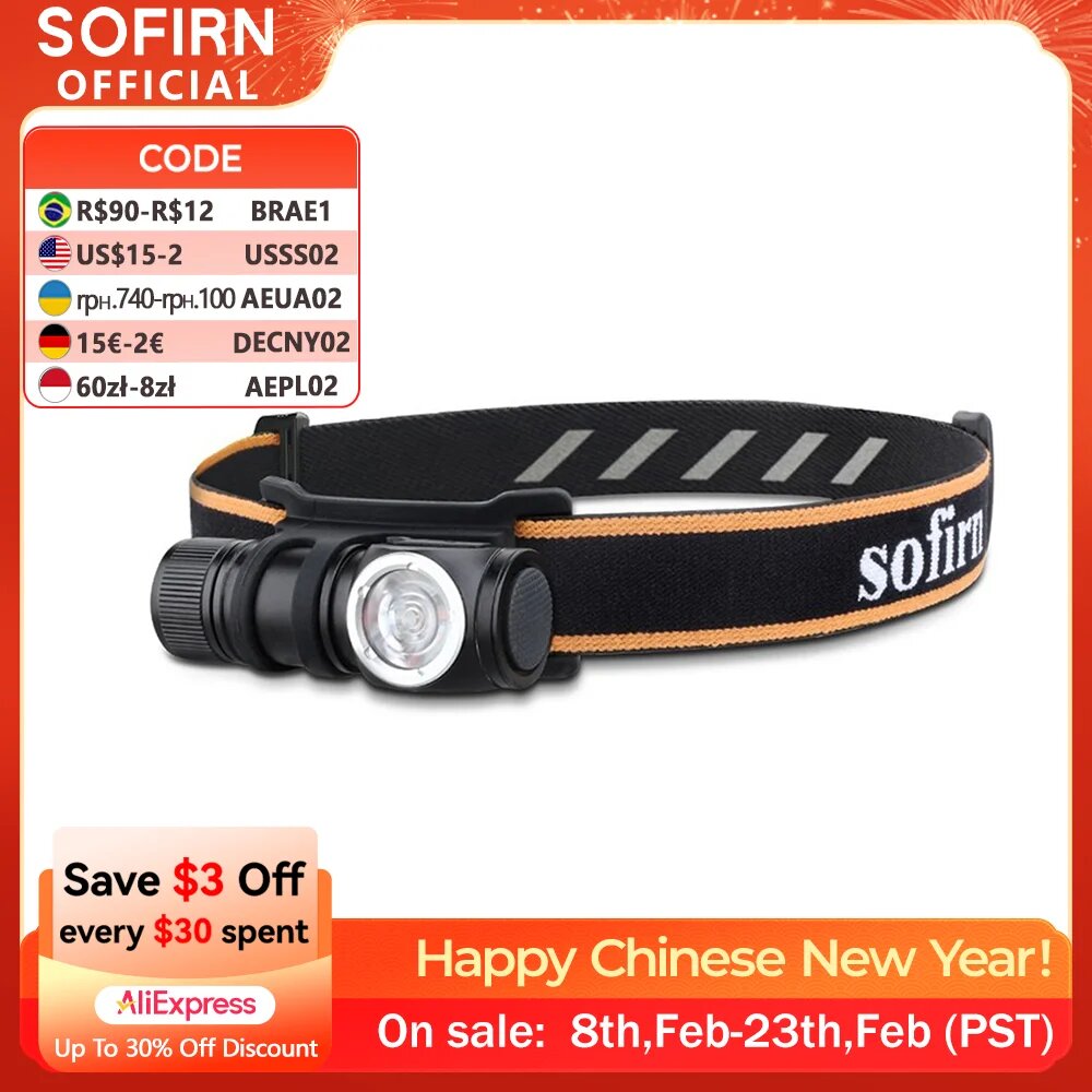 Sofirn HS10 Мини-налобный фонарь 4000K