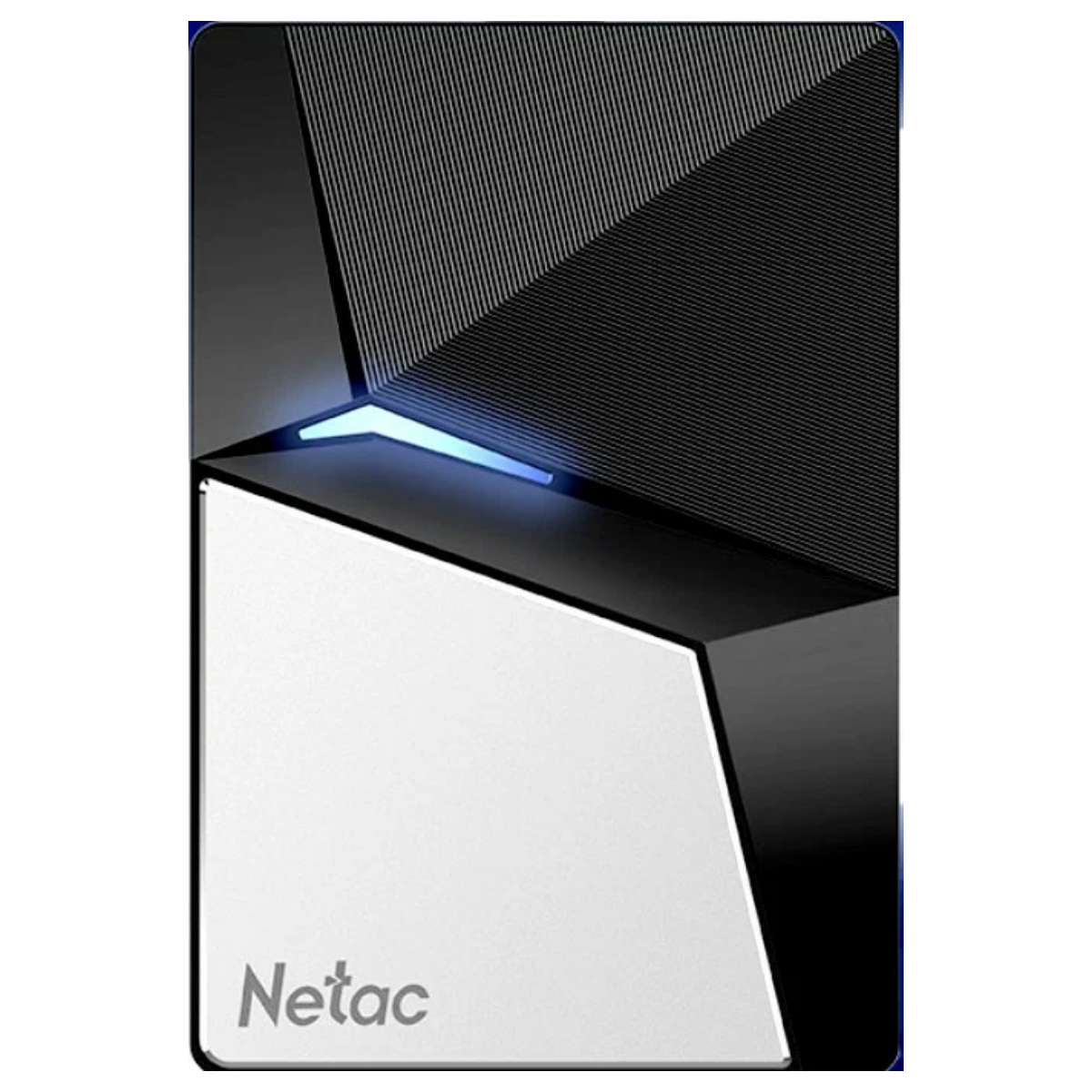 Внешний SSD-накопитель Netac внешний Z7S (NT01Z7S-240G-32BK) черный-серебристый 240GB, 2,5" TLC 3D NAND
