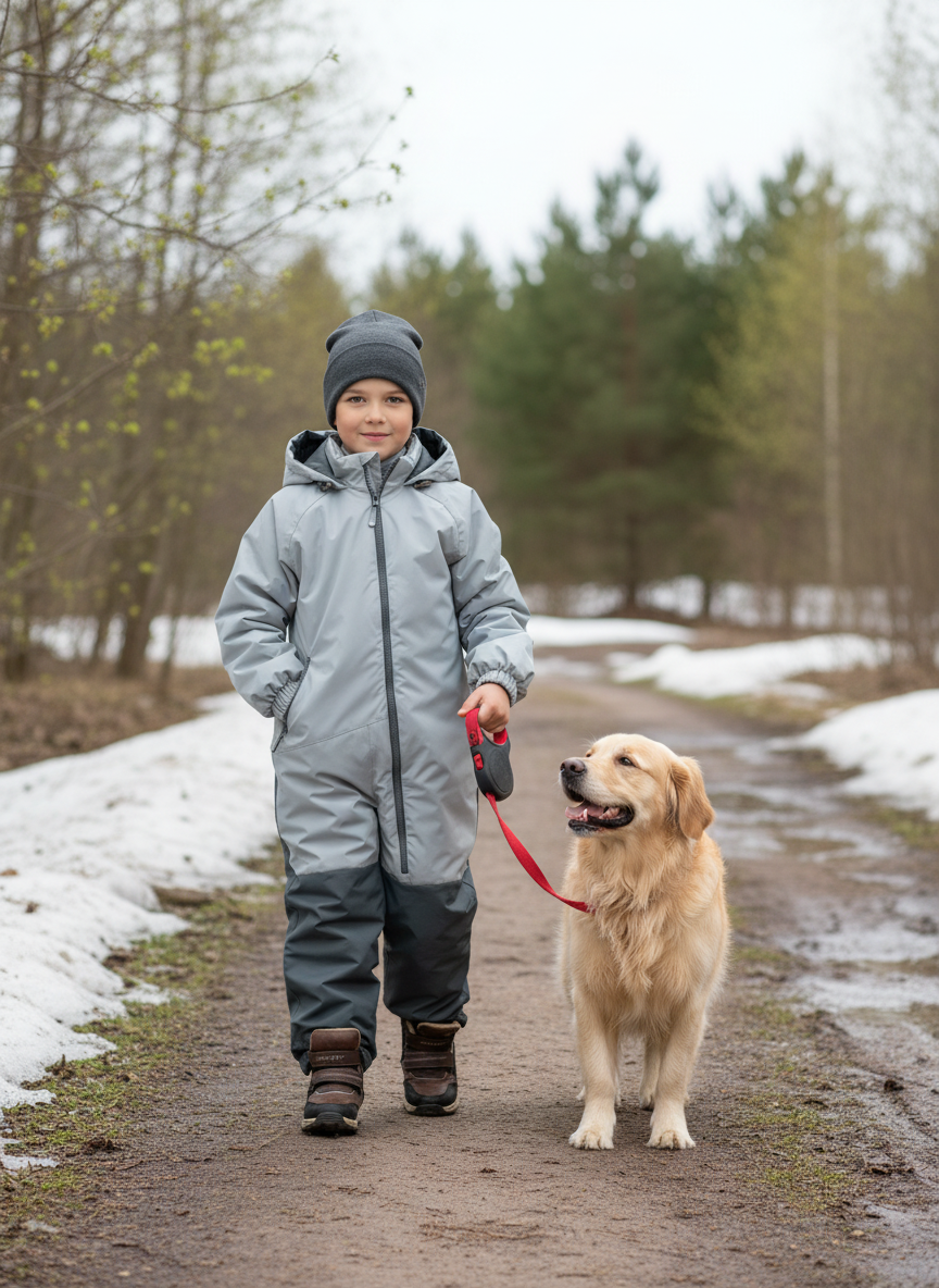 Комбинезон утеплённый