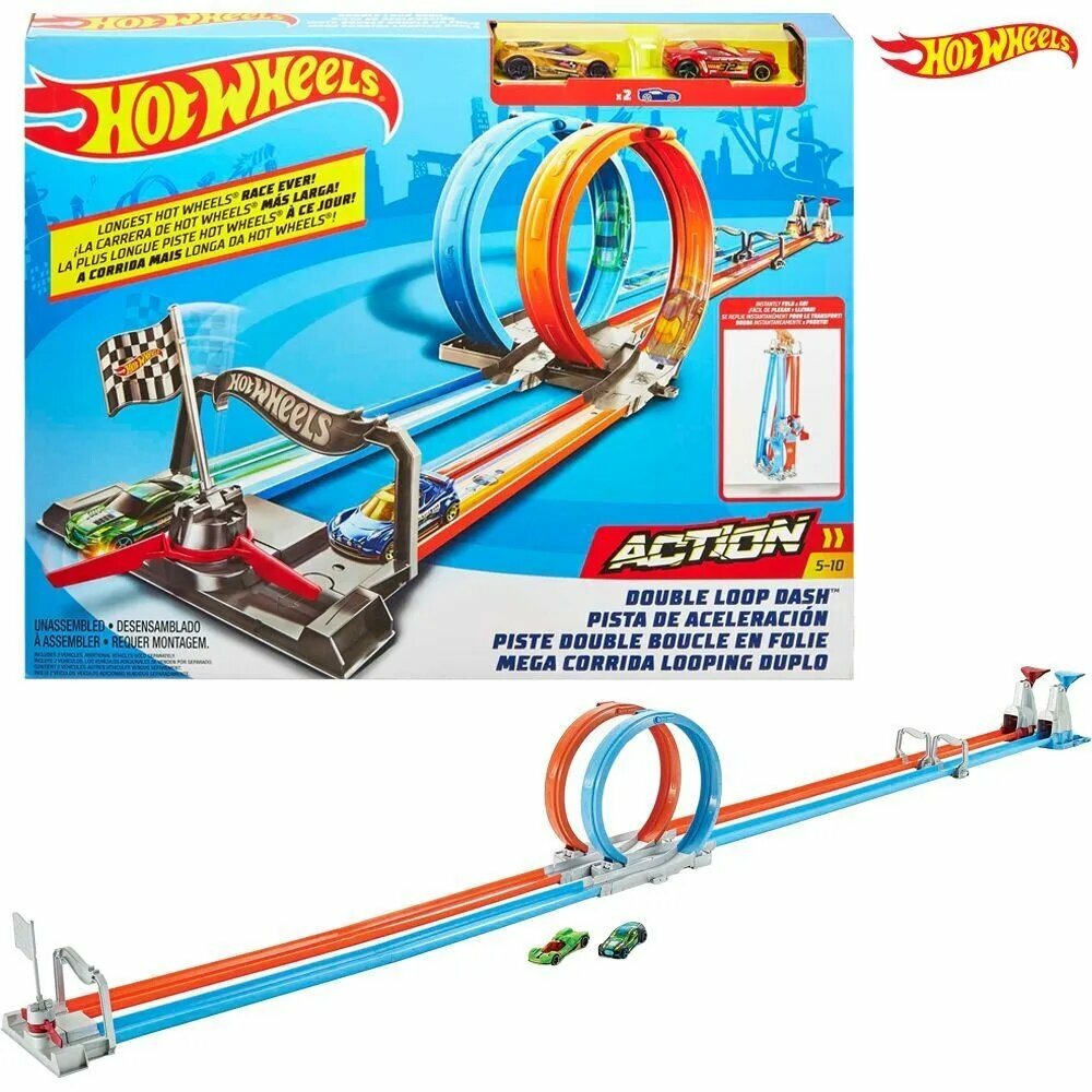 Трек Hot Wheels Двойная петля