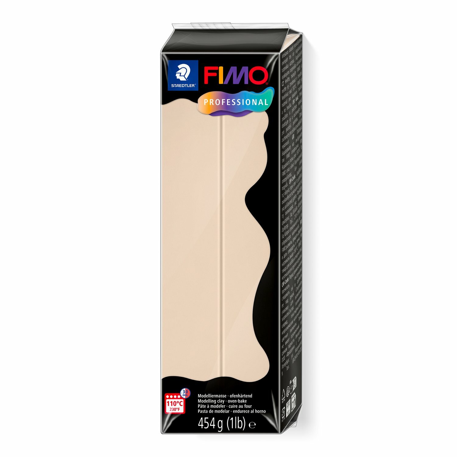 Полимерная глина FIMO Professional 8041-44, бежевый 454 г, запекаемая