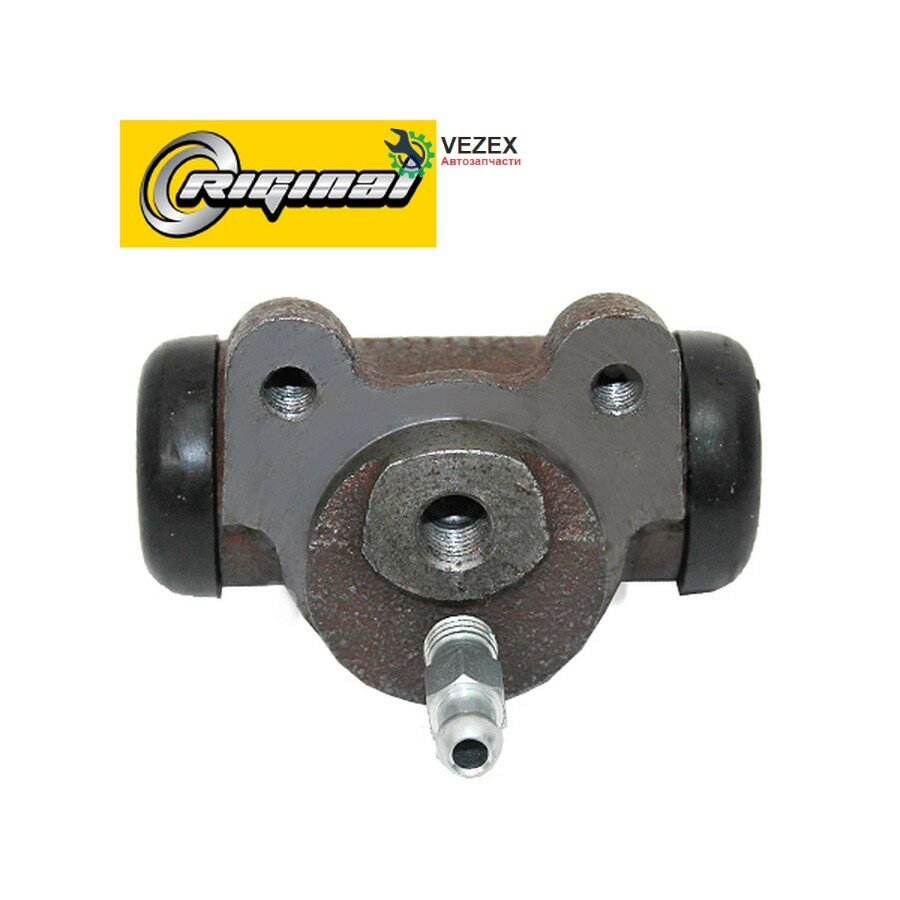 RIGINAL RG22063502040 Цилиндр тормозной задний УАЗ-3151,3909,3303,2206,3741 ф25 мм (самоподвод.) под штуцер