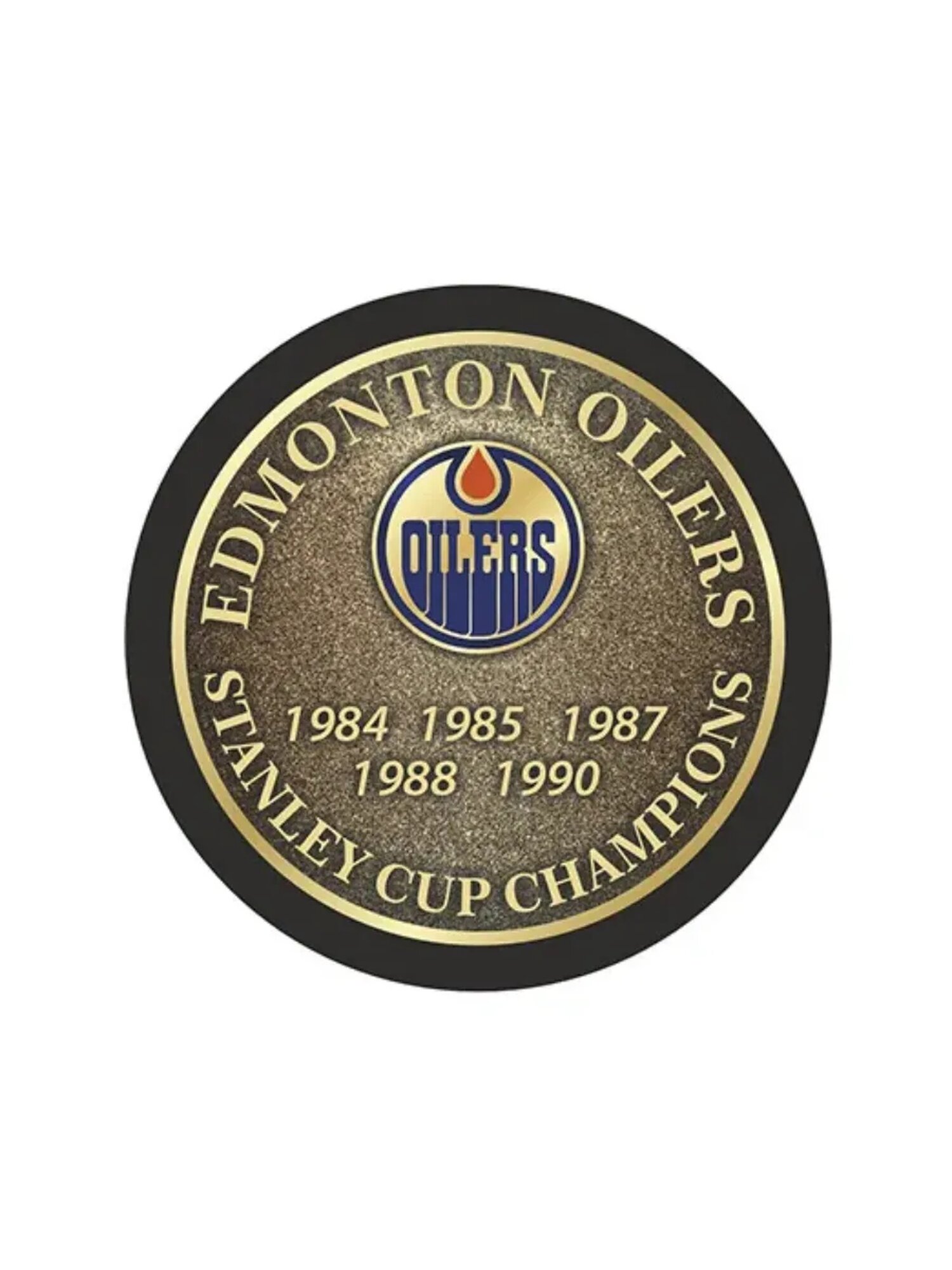 Шайба Sportfanat НХЛ Champions 5-Time Stanley Cup Эдмонтон 1-ст.