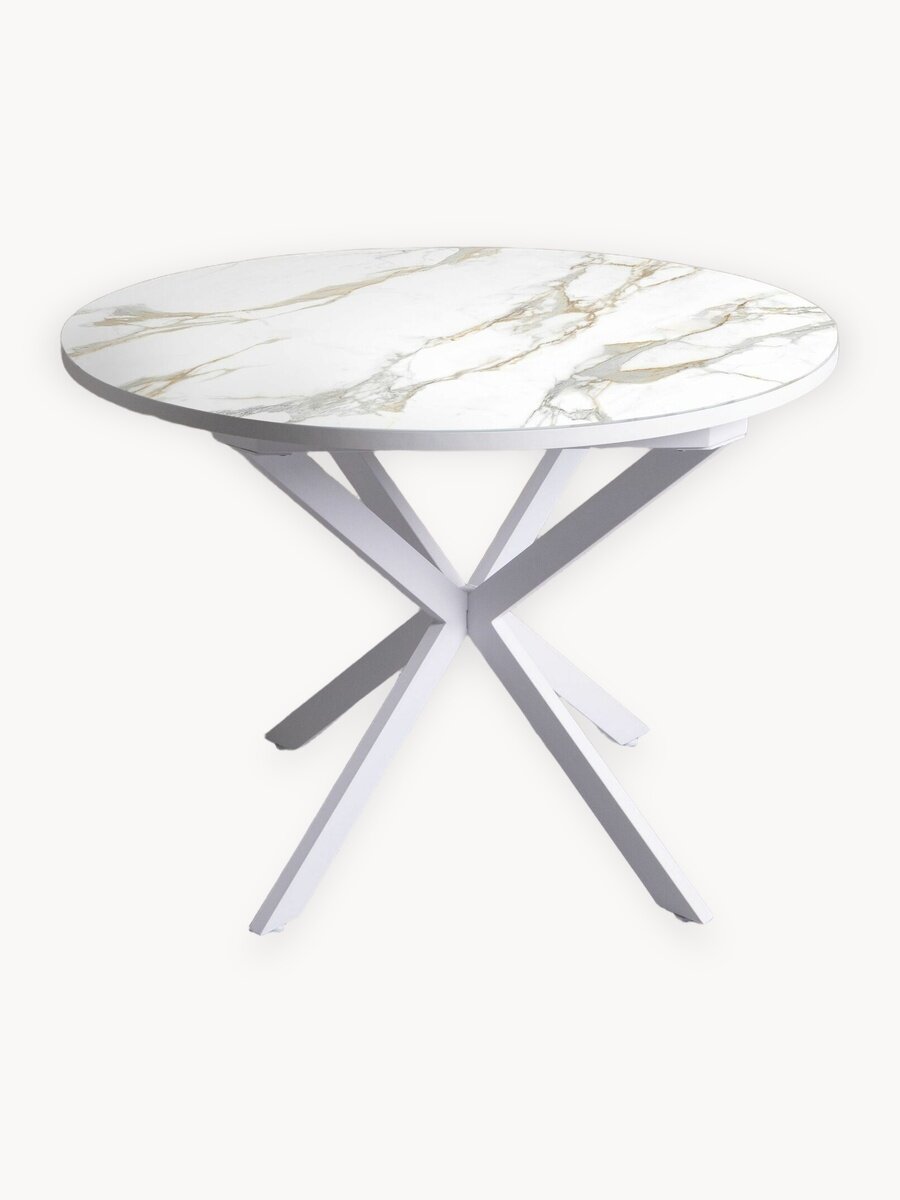 Стол кухонный раздвижной, 90 см до 120. Стол обеденный круглый стеклянный