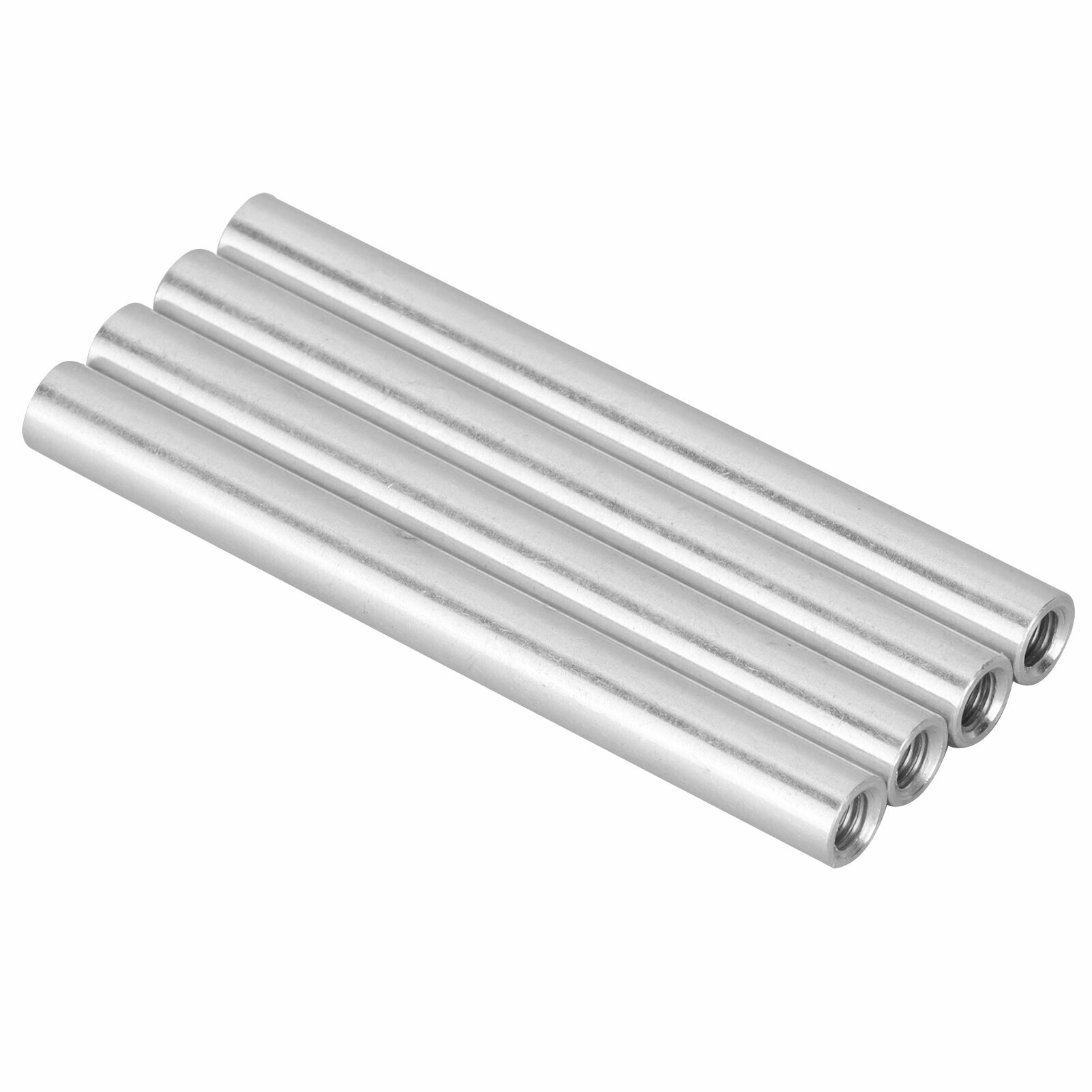 4Pcs Standoff Extension Support Female Thread Robot Accessories M4x0.7mm, Aluminum, Round Tube, Length 60mm, Outer Diameter 6mm, Model 3501-0006-0600