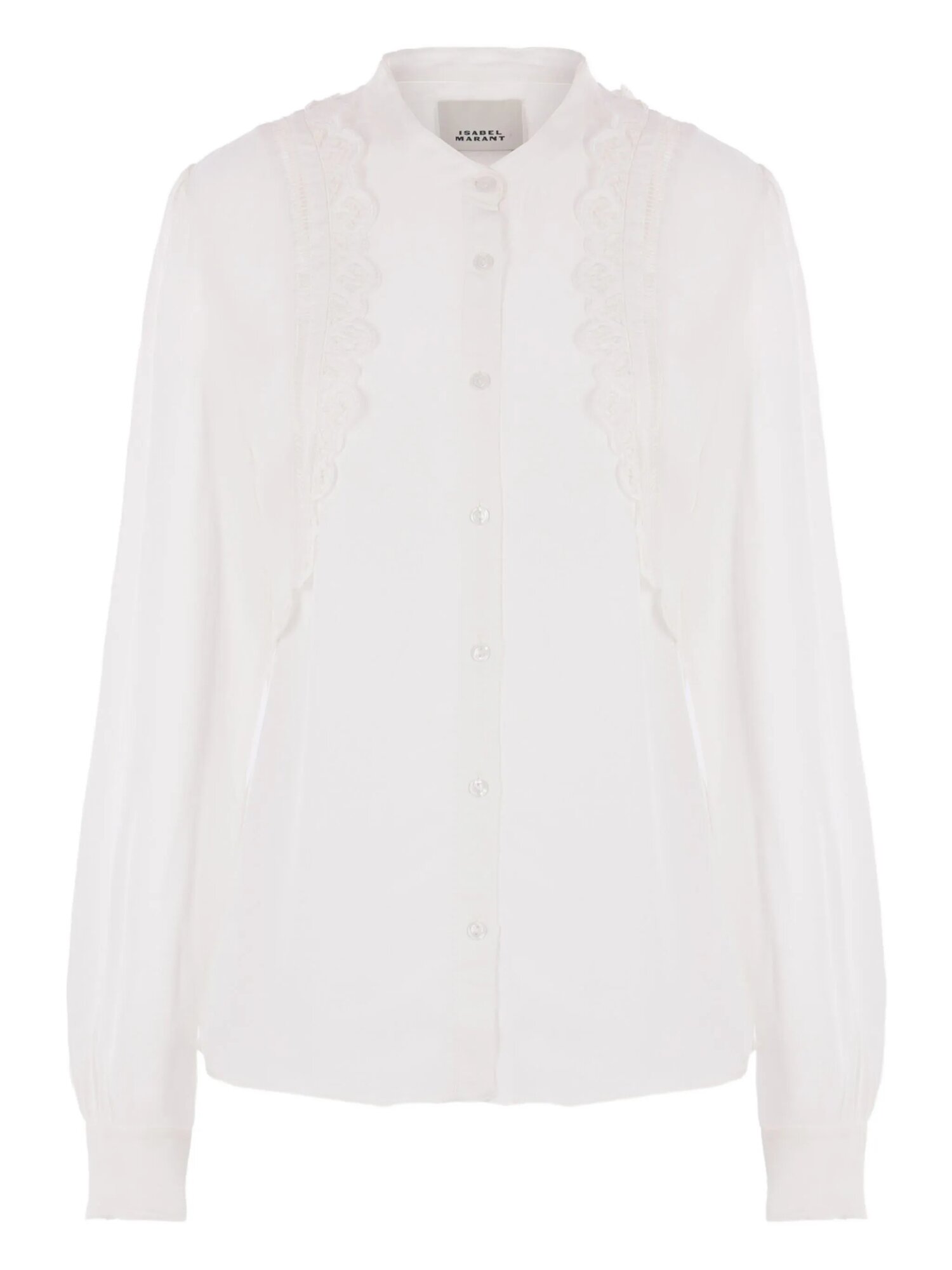 Рубашка Шелковая рубашка с вышивкой