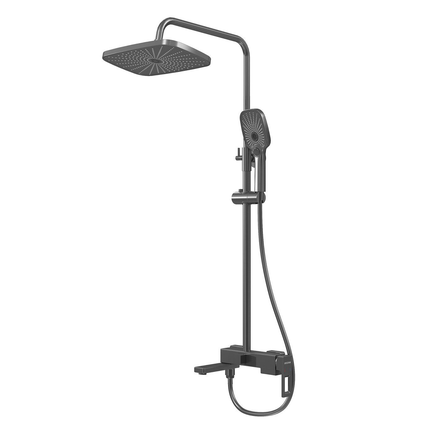 Душевая стойка Grossman Pragma 500. K35.03.420 графит