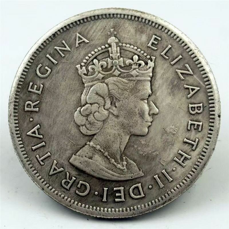 Памятная монета Бермудских островов 1959 года с изображением королевы