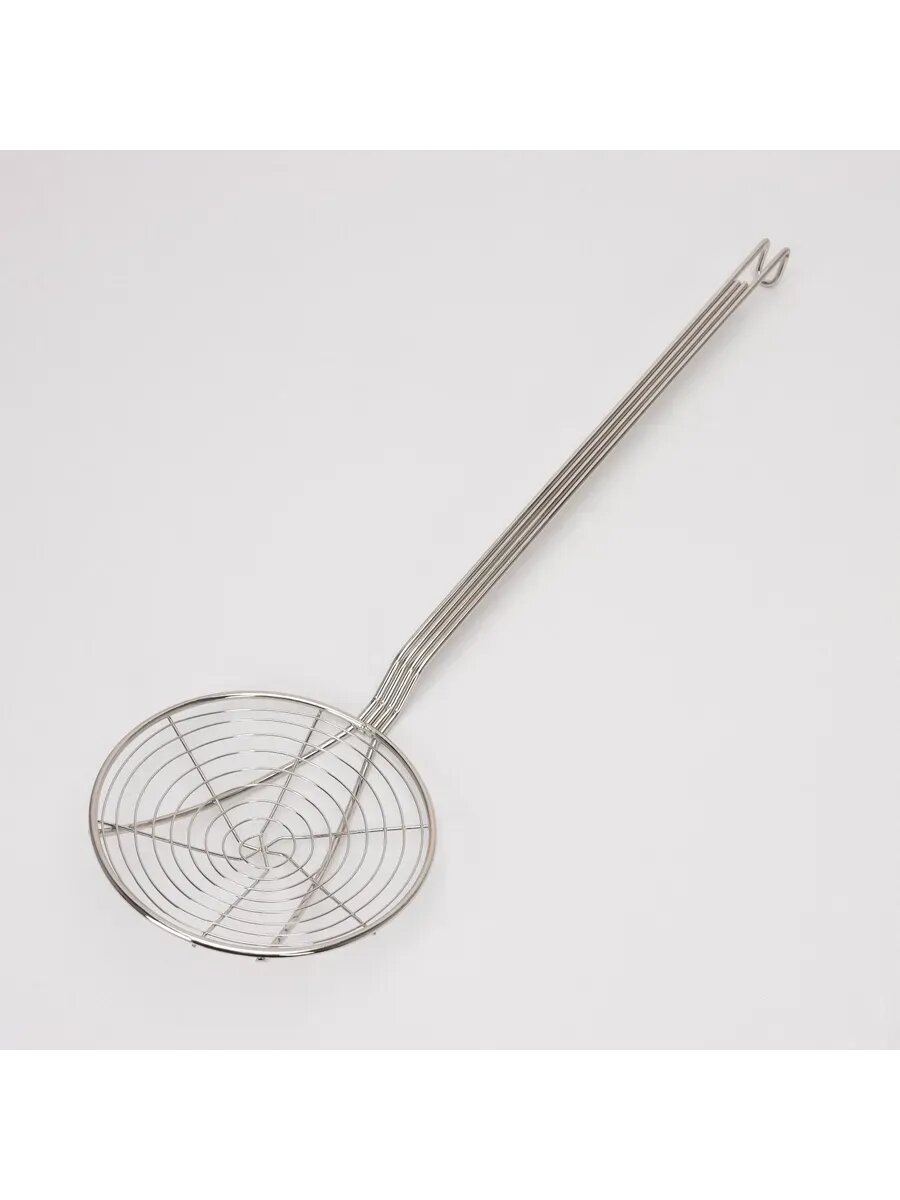 Шумовка для фритюра из нержавеющей стали, 61,5×17,5 см