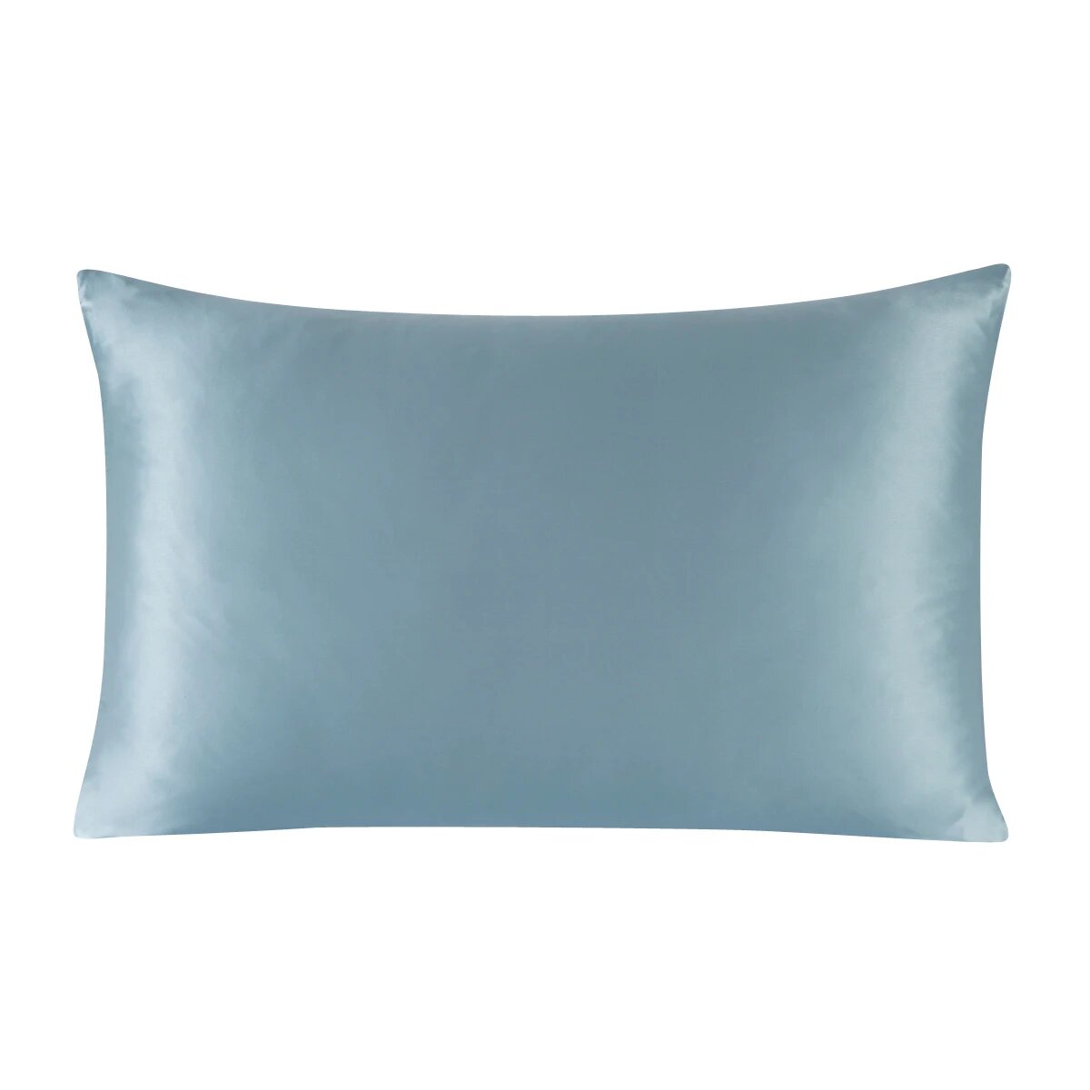 Наволочка из 100% натурального шелка шелковицы, наволочки на молнии, наволочка для здорового стандарта Queen King, многоцветная 40x60 cm, Sea blue