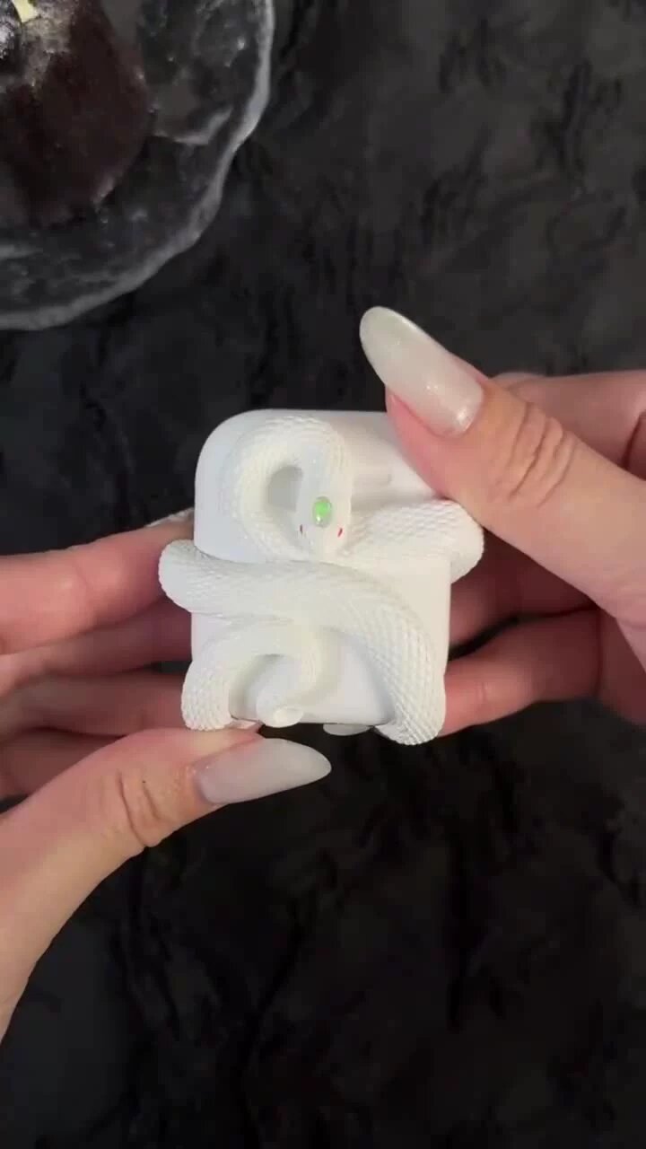 Светящийся чехол для наушников в форме змеи, горячая распродажа TIKTOK, тот же стиль для сетевых знаменитостей