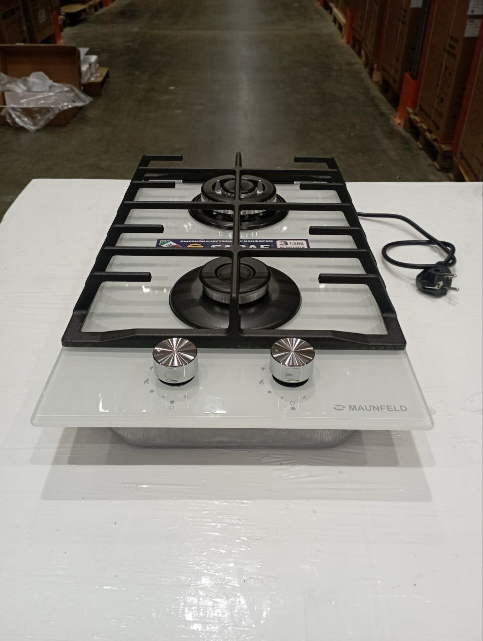 Газовая варочная панель MAUNFELD EGHG.32.63CW/G