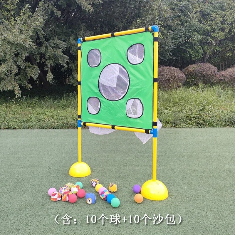 Детский сад, уличные игрушки, спортивное оборудование, игры для детей, детское сенсорное тренировочное оборудование, игрушки в рамке для метания мячей, детские мячи, Green, Унисекс