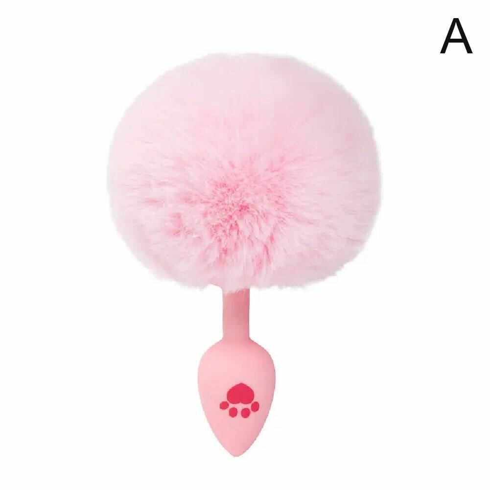 Силиконовая кошачья хвостовая анальная пробка игрушки