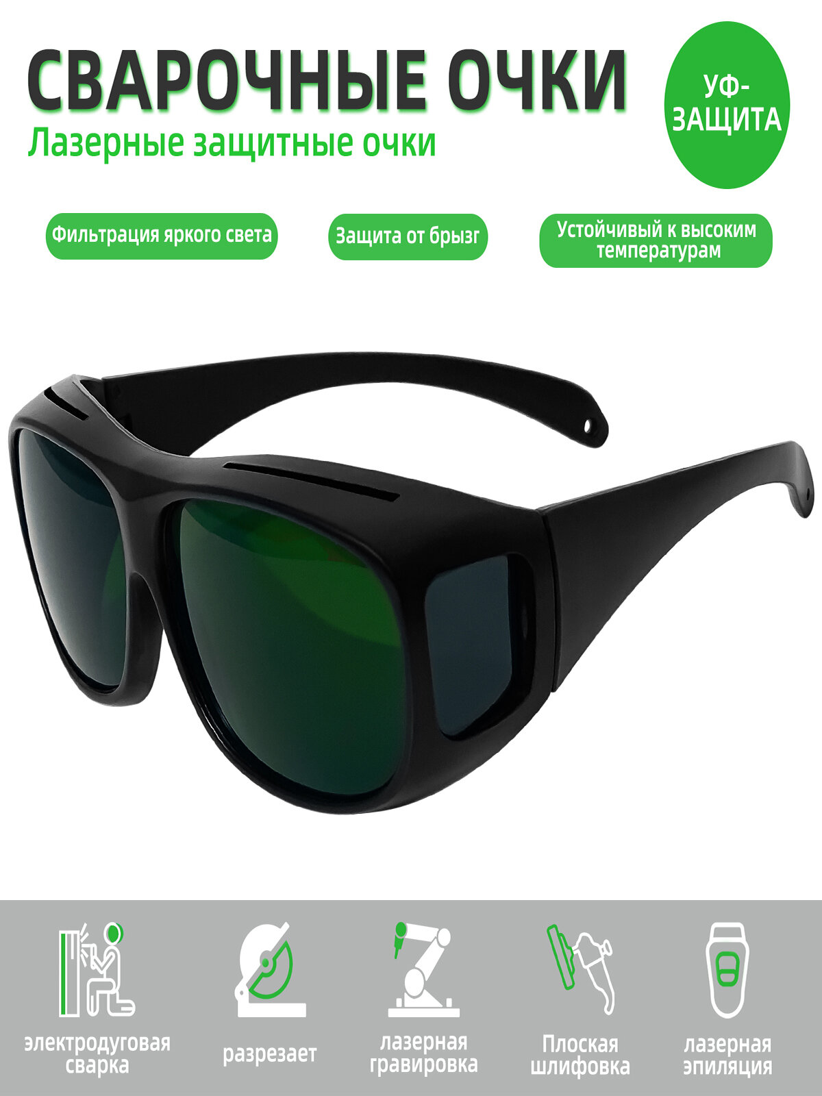 Лазерные защитные очки IPL косметические лазерные очки 190nm - 2000nm