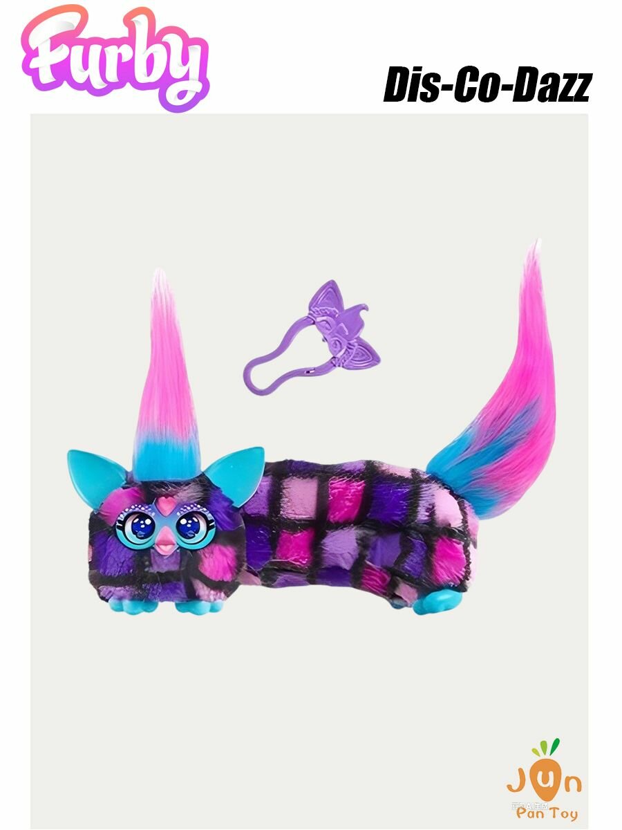 Ферби пикси, Hasbro Furby DJ Furblets Dis-Co-Dazz G1780 / детская интерактивная игрушка, Умеет петь, имеет мягкое тело, подходит для развивающих игрушек старше 3 лет